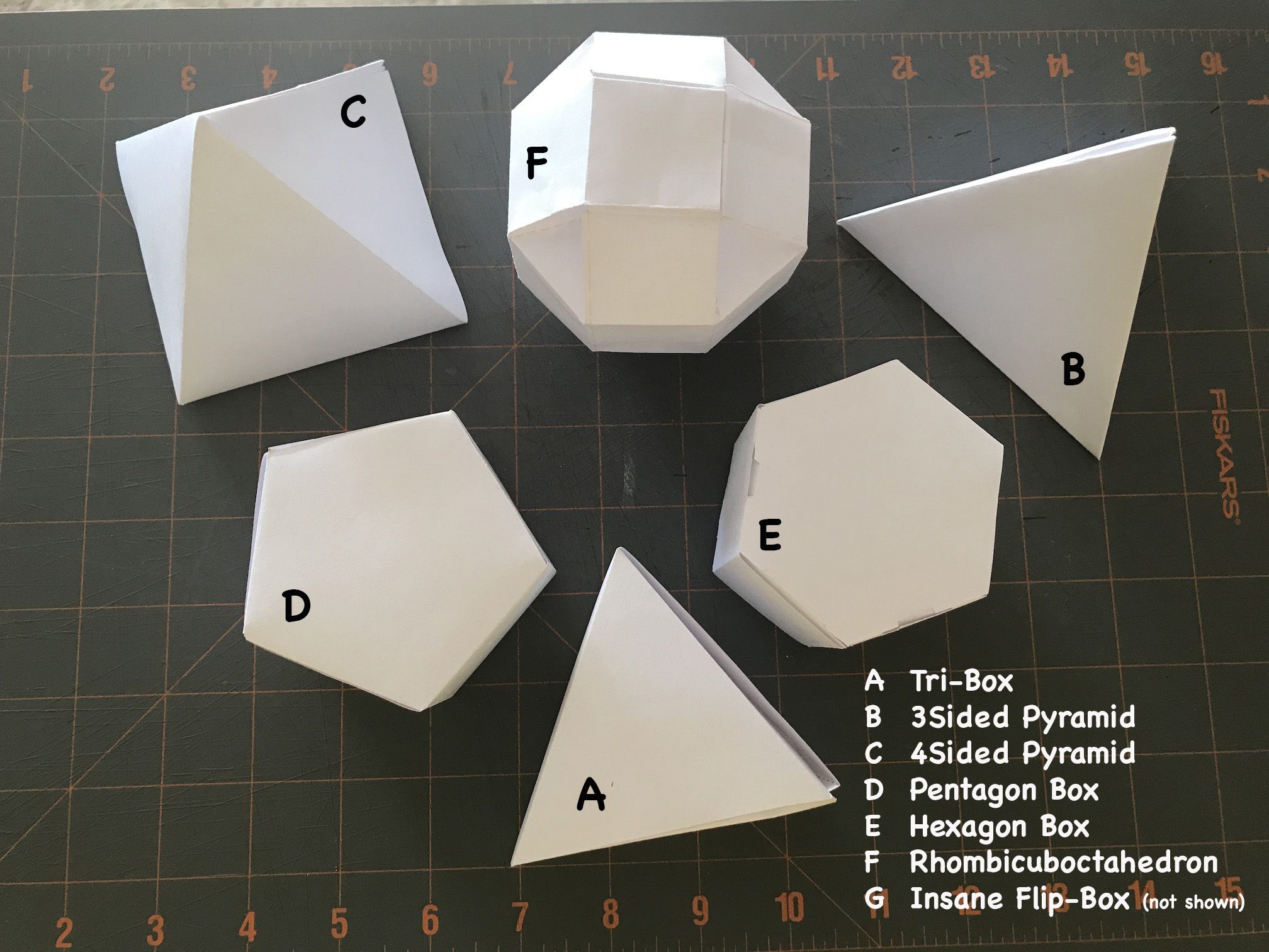 Handmade Custom Shaped Gift Box Series: Beginner - Tri-Fold Box : 6 ...