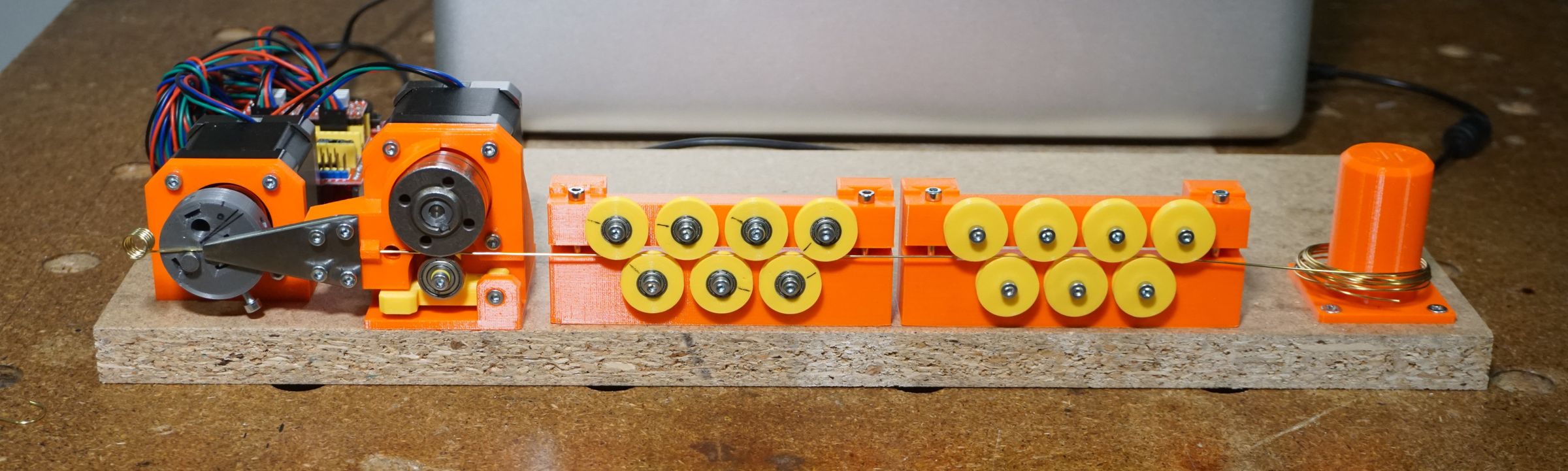 Spring Making / Wire Bending Machine : 11 Steps (with Pictures ...