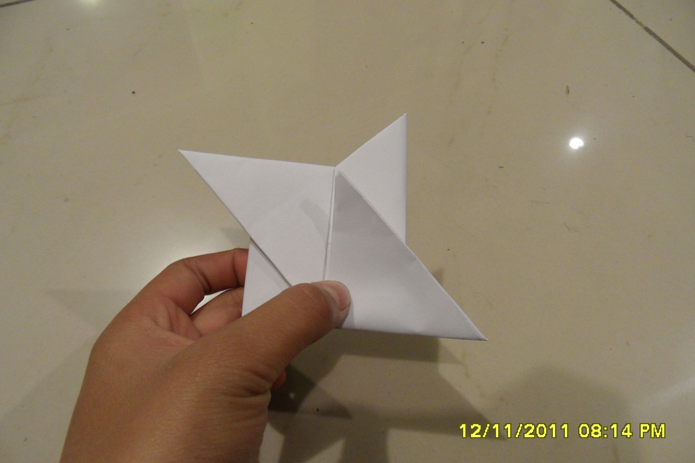 How to Make a Paper Shuriken : 13 Steps - Instructables