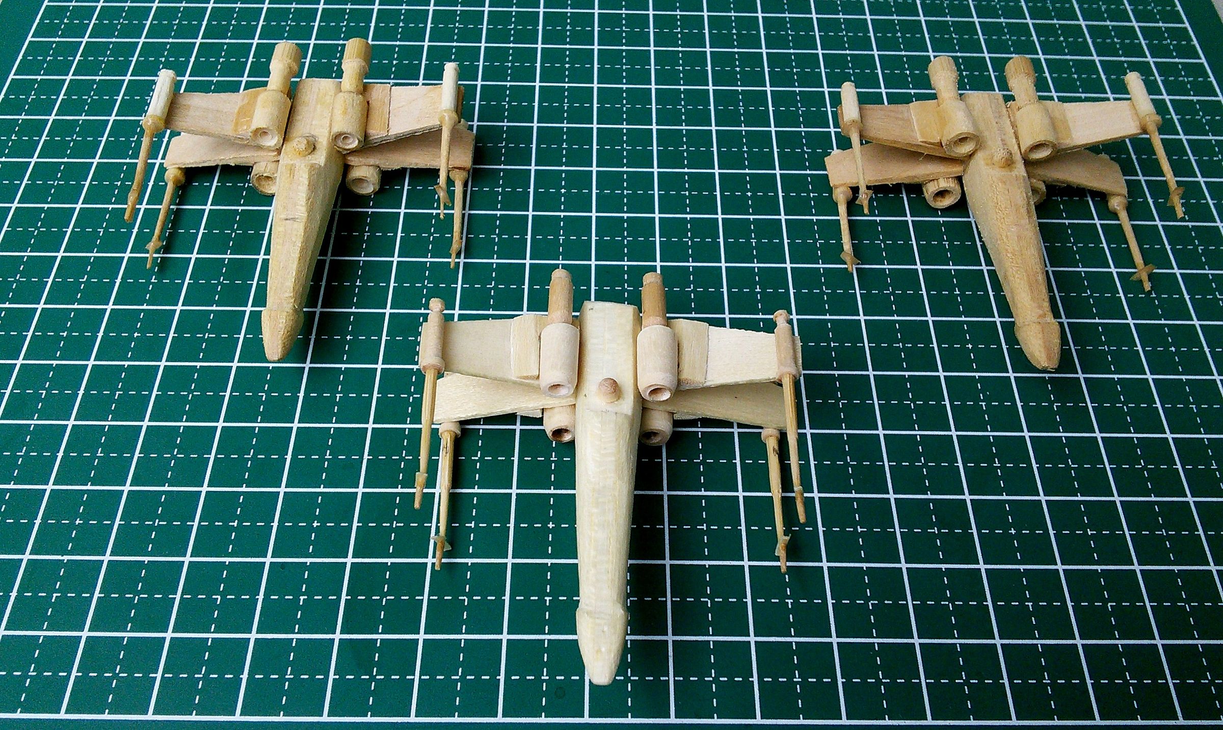 Popsicle Stick Ship Model