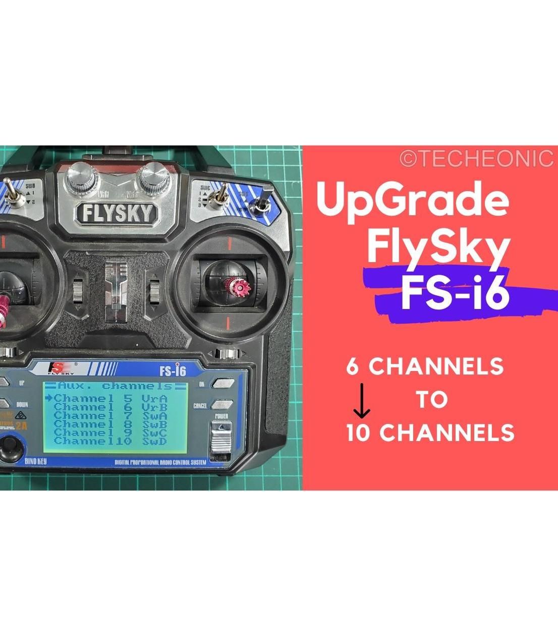Upgrade Flysky Fs-i6 Firmware to 10 Channels : 6 Steps - Instructables