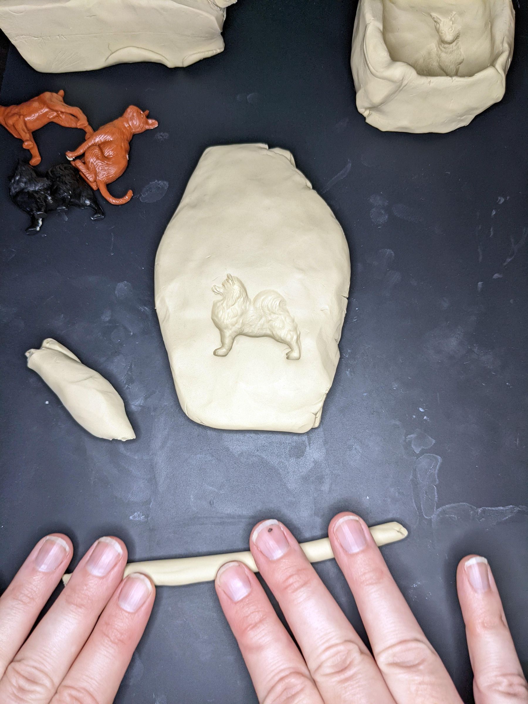 Turn Toys Into Ancient Carvings With Concrete and Clay : 4 Steps (with ...