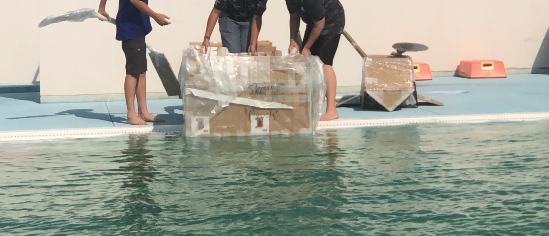 How to Make a Cardboard Boat in Case of a Flash Flood. : 5 Steps ...
