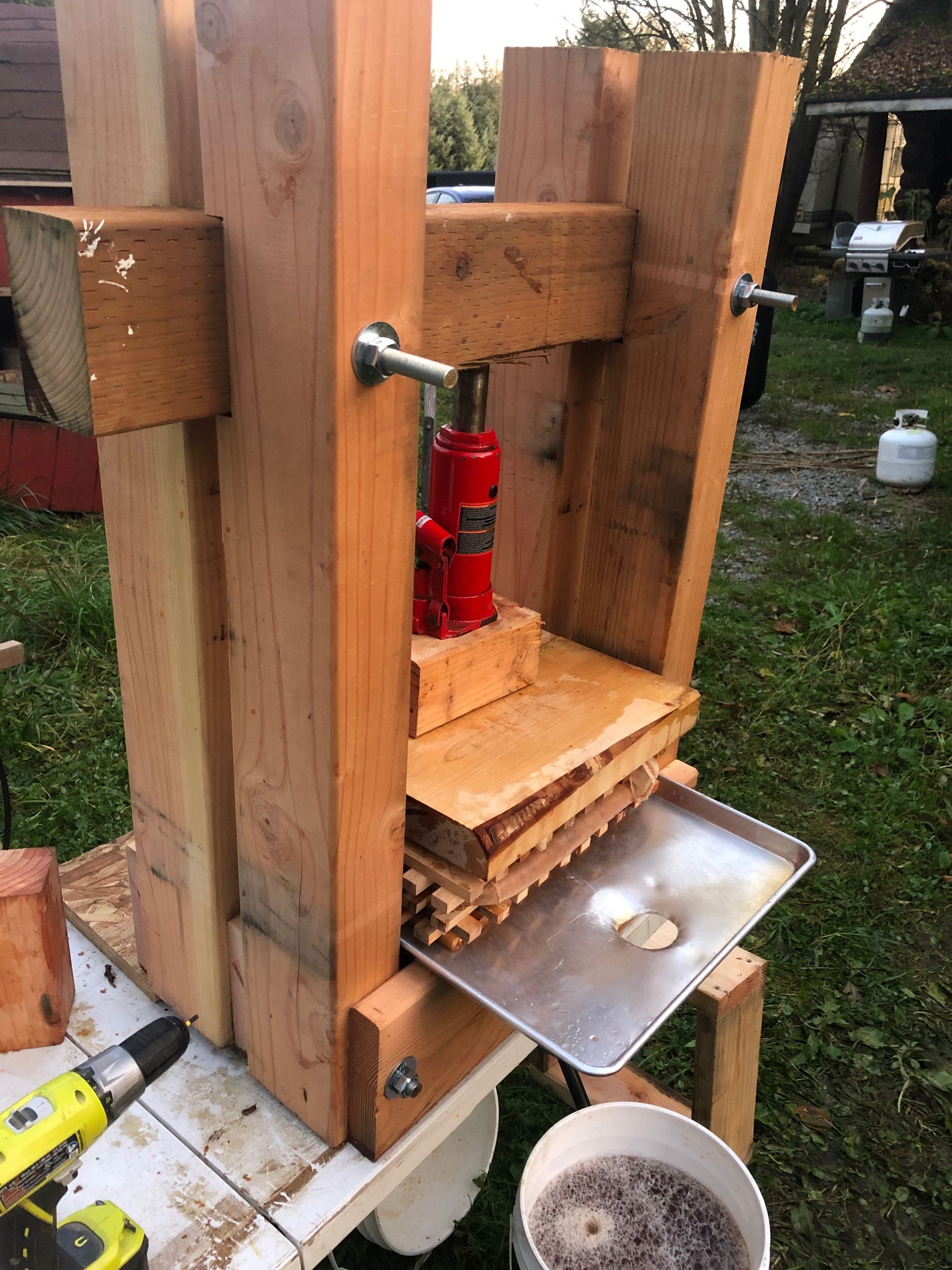 Apple Press and Apple Grinder - on the Cheap : 5 Steps (with Pictures ...