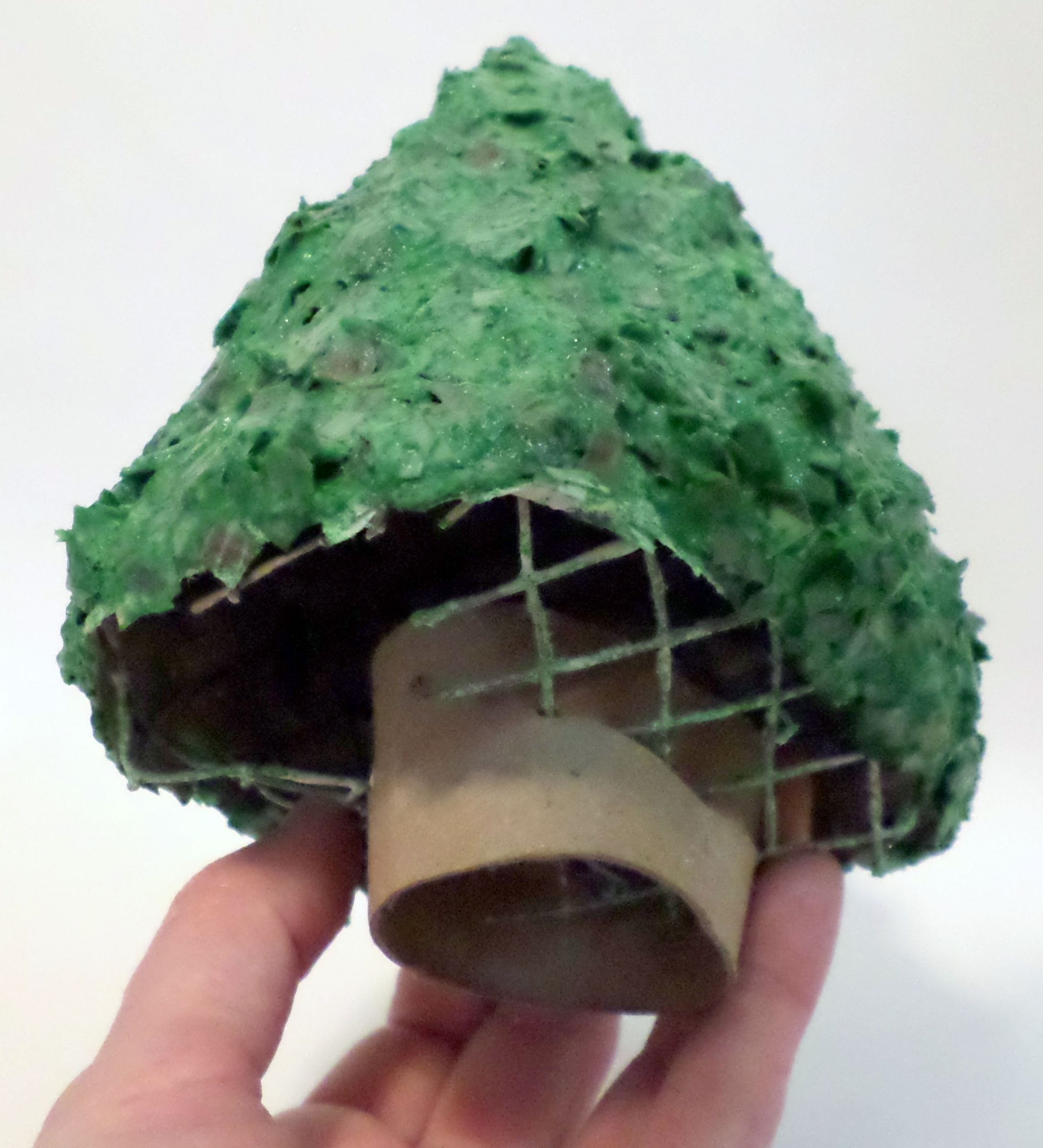 Mini Paper Mache Light-Up Christmas Tree : 8 Steps (with Pictures ...