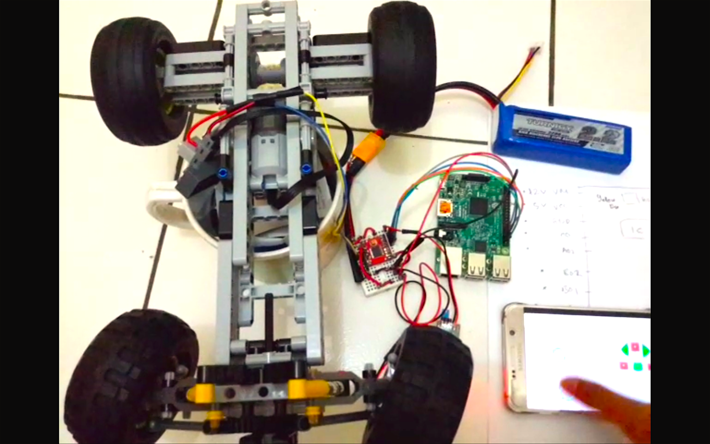 DIY - Control Off-road Lego Car Through Internet (IoT) - Part 1 (Back ...