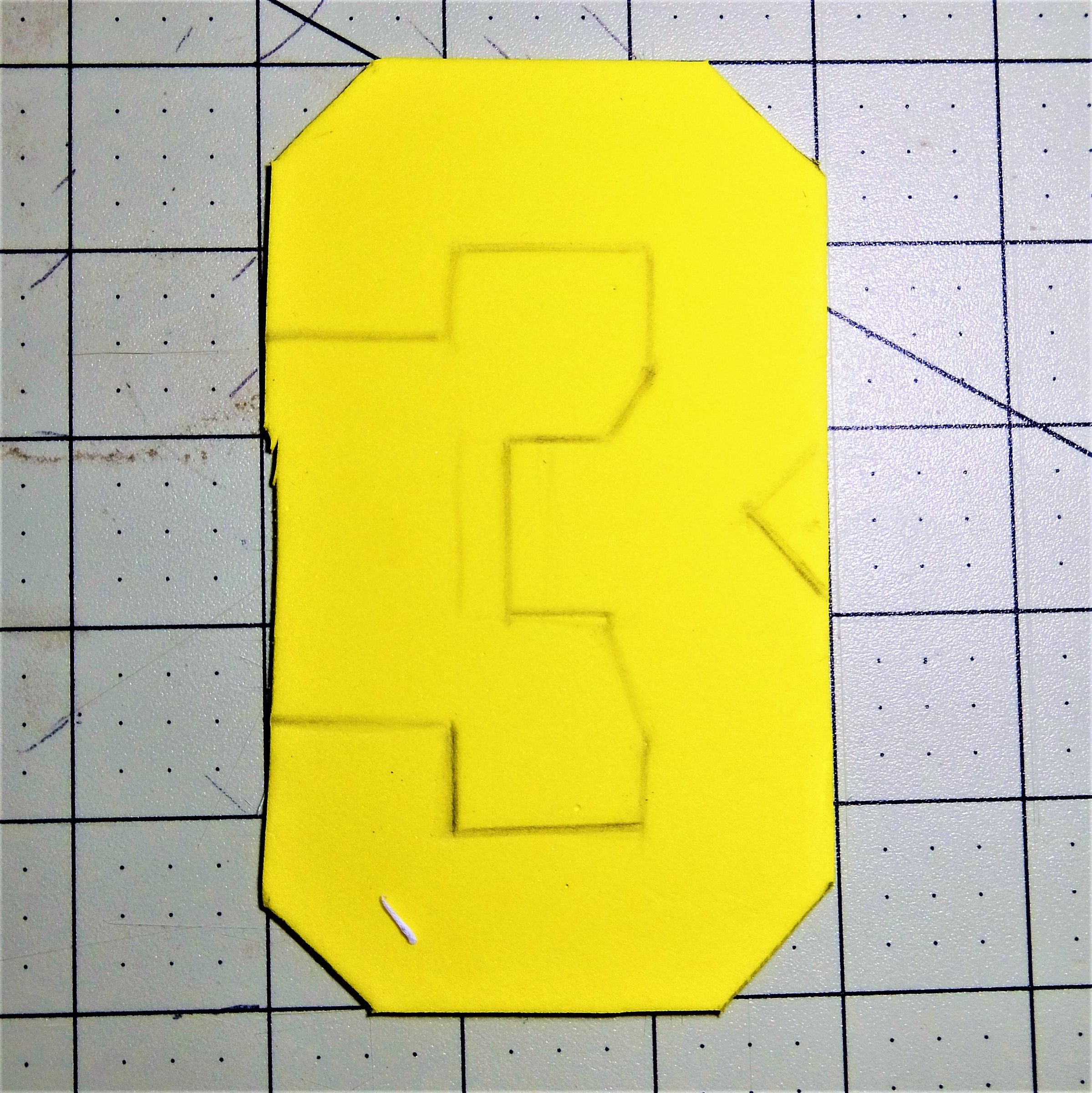 Draw and Cut Out Jersey Numbers 0 to 9 : 14 Steps (with Pictures ...