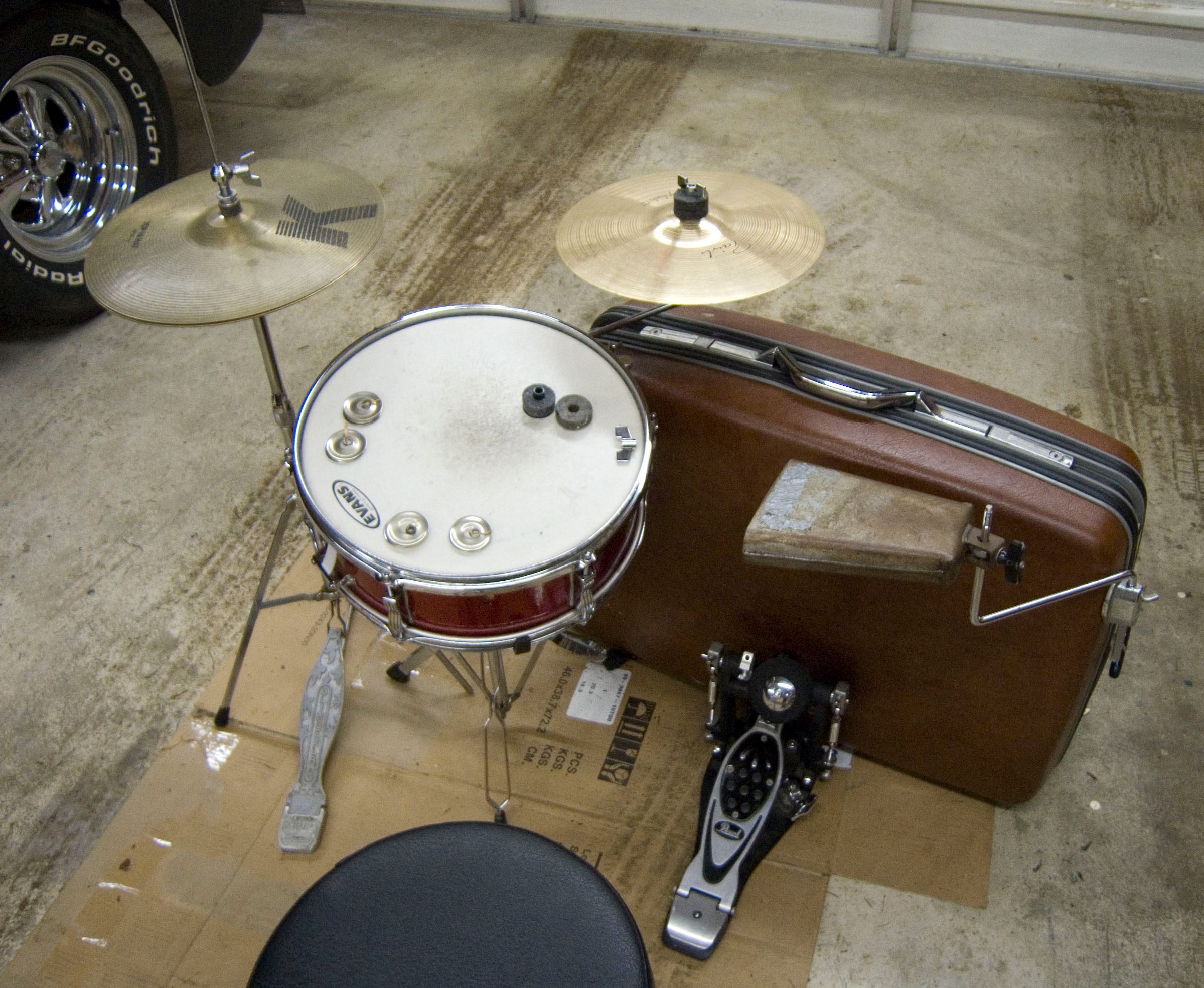 Build a Suitcase Drum Set : 8 Steps (with Pictures) - Instructables
