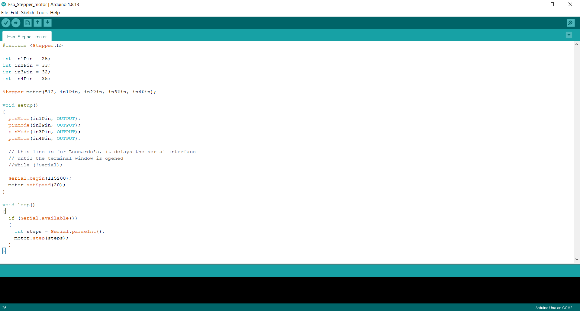 Stepper Motor With ESP32 Board : 4 Steps - Instructables