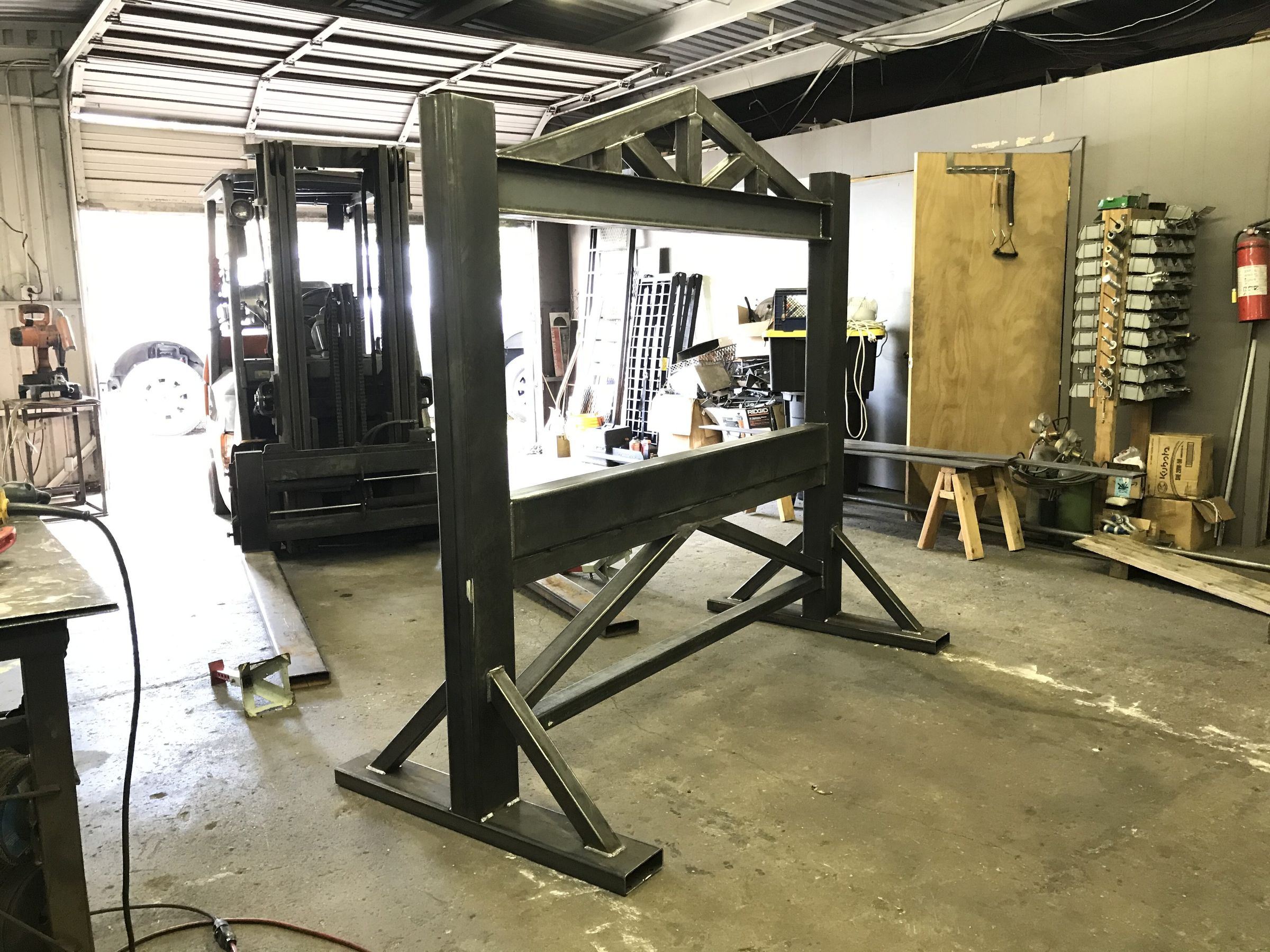 Building a 40 Ton Hydraulic Press Brake Machine : 21 Steps (with ...