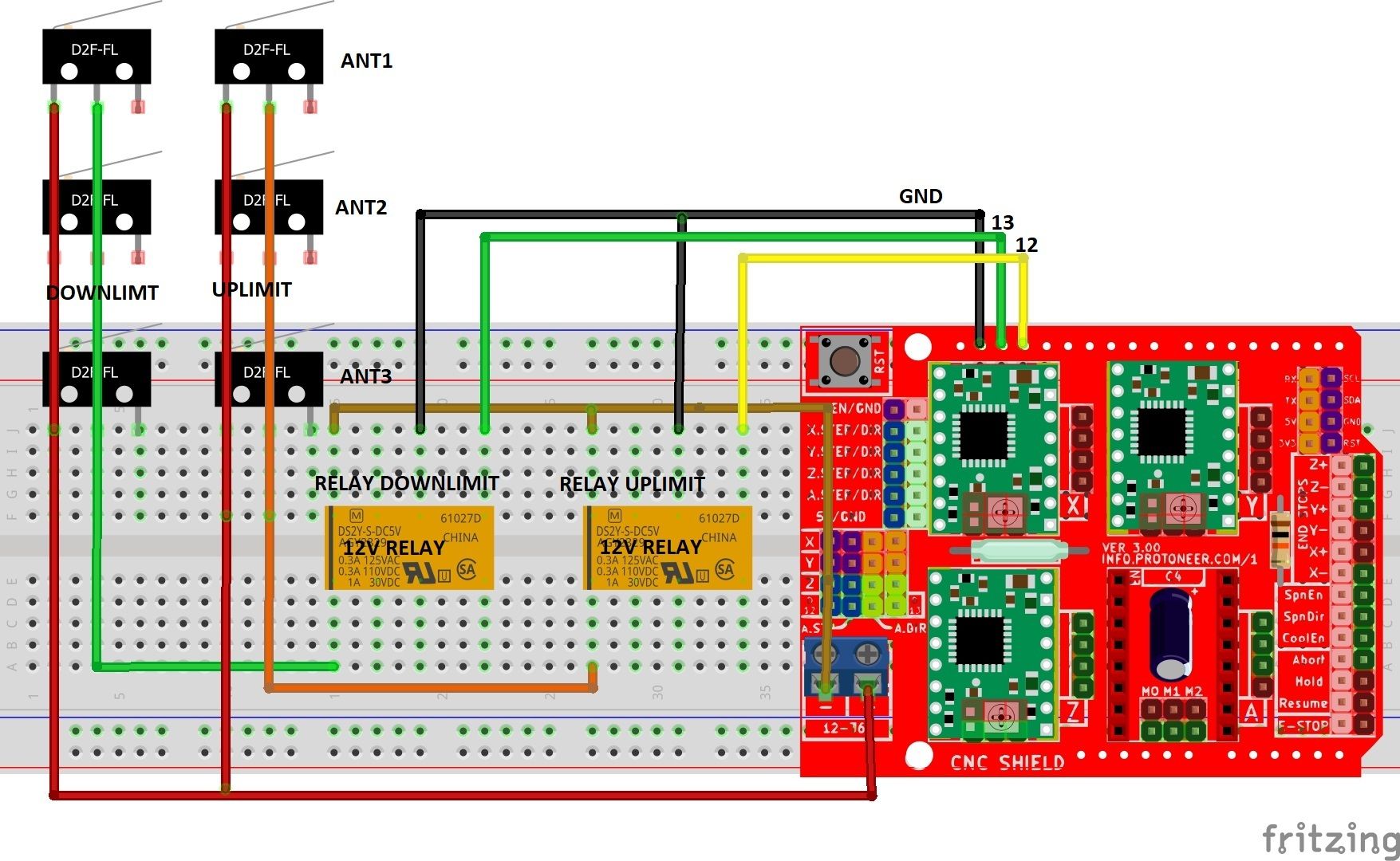 Controller for 3 Magnetic Loop Antennas With Endstop Switch : 19 Steps ...