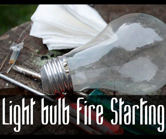 How to Start a Fire With a Light Bulb (with Pictures) - Instructables