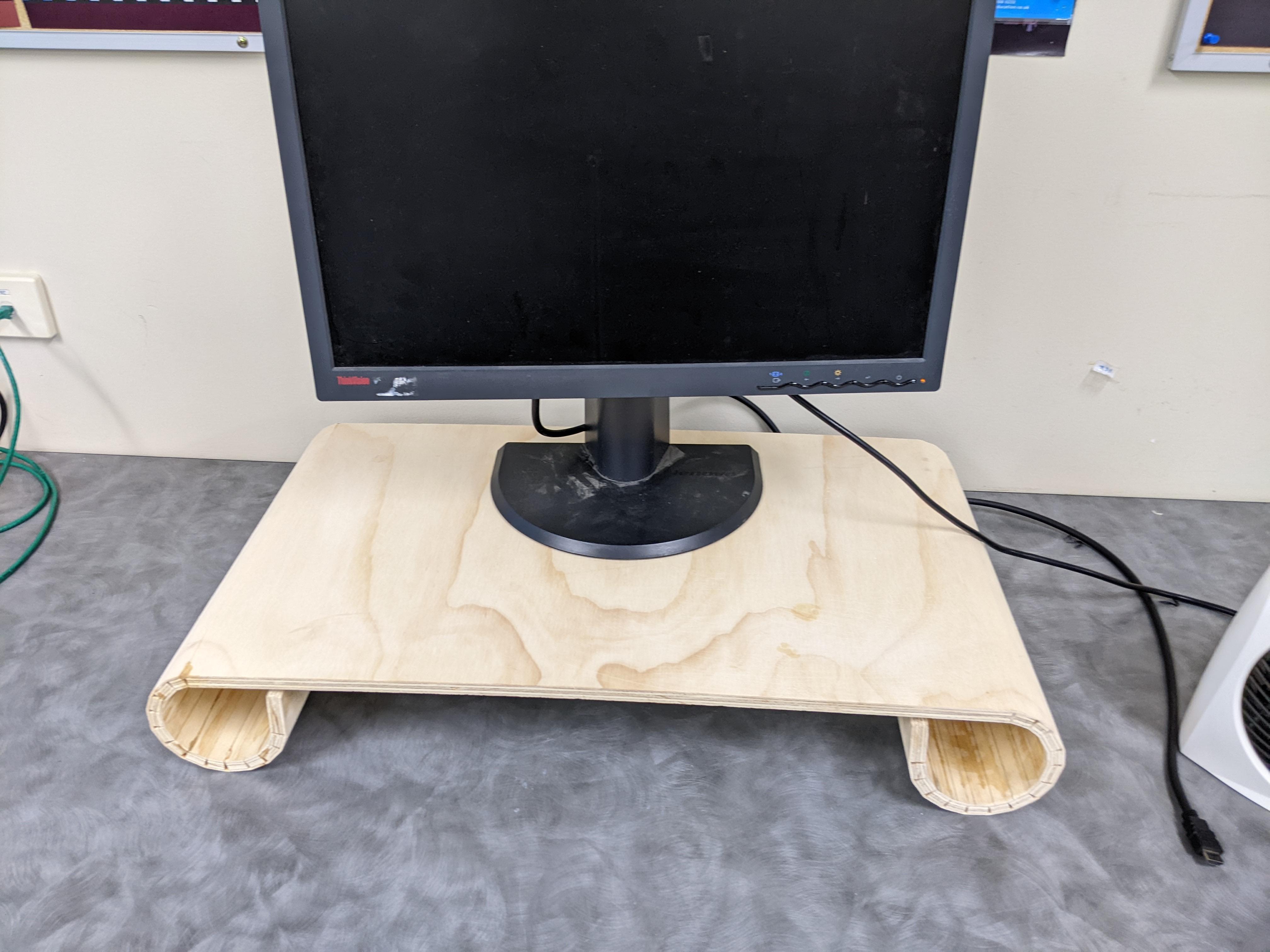Bent Plywood Monitor Stand : 7 Steps - Instructables