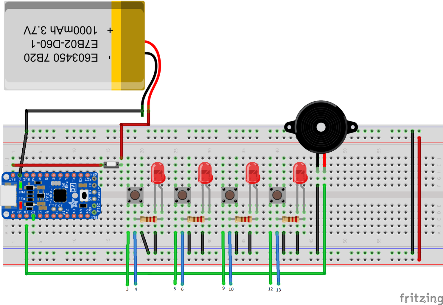 Arduino Simon Says Game 3 Steps With Pictures Instructables