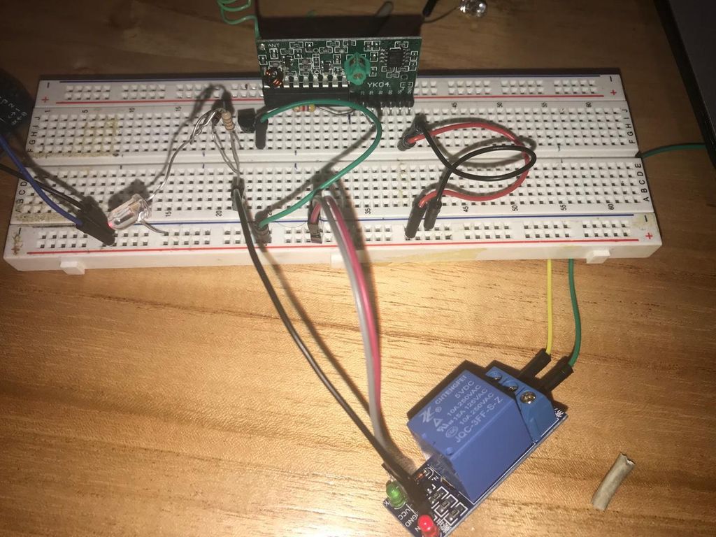 DIY Remote Control Switch Kit by 2262/2272 M4 Bread Board & Relay for ...