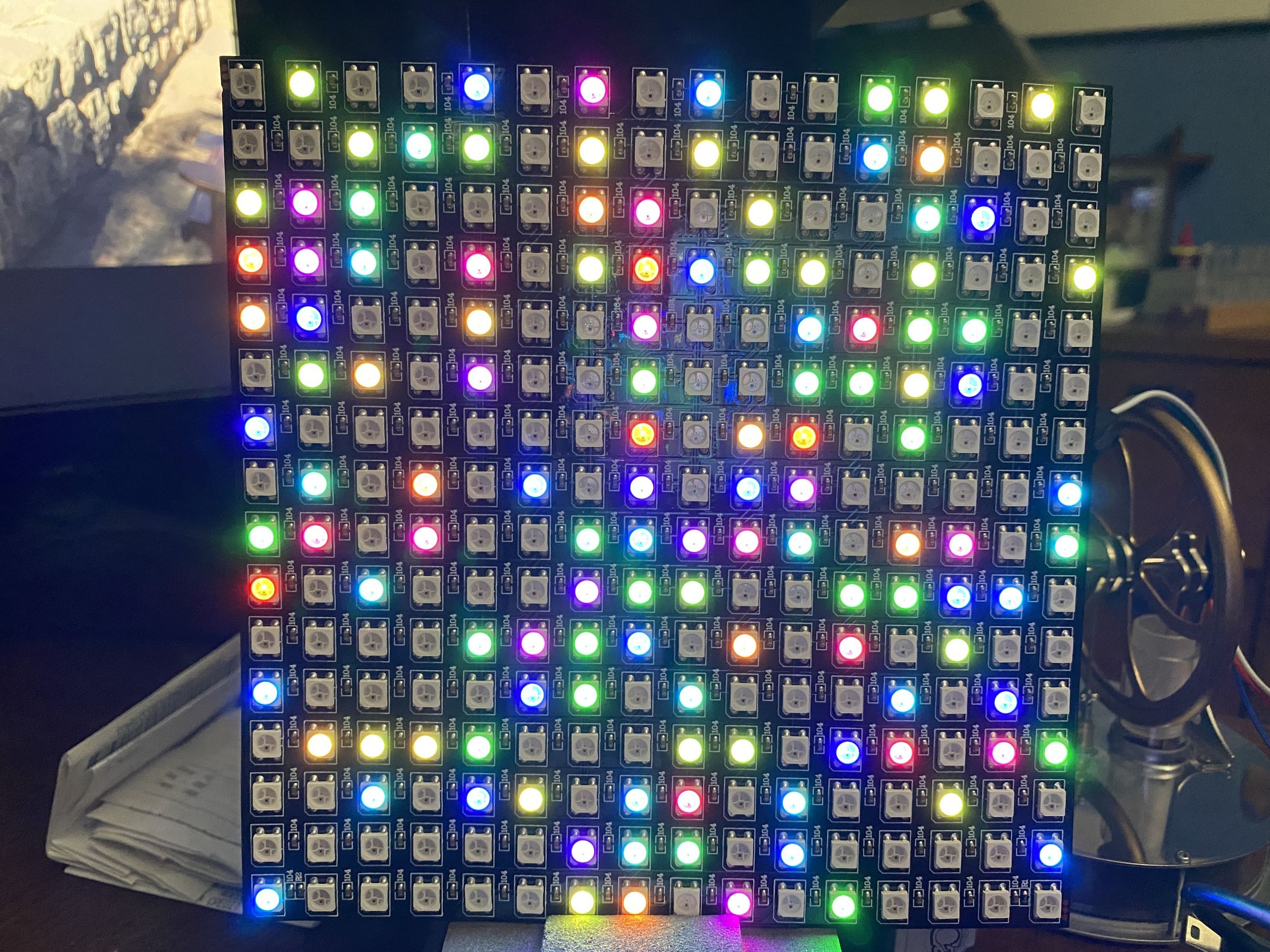 16x16 RGB LED Panel Arduino Projects : 5 Steps (with Pictures ...