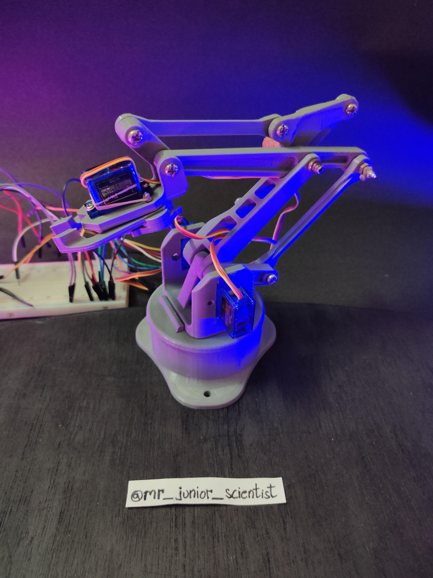 Arm-Bot: 3D Printed 4-DOF Robotic Arm : 7 Steps (with Pictures ...