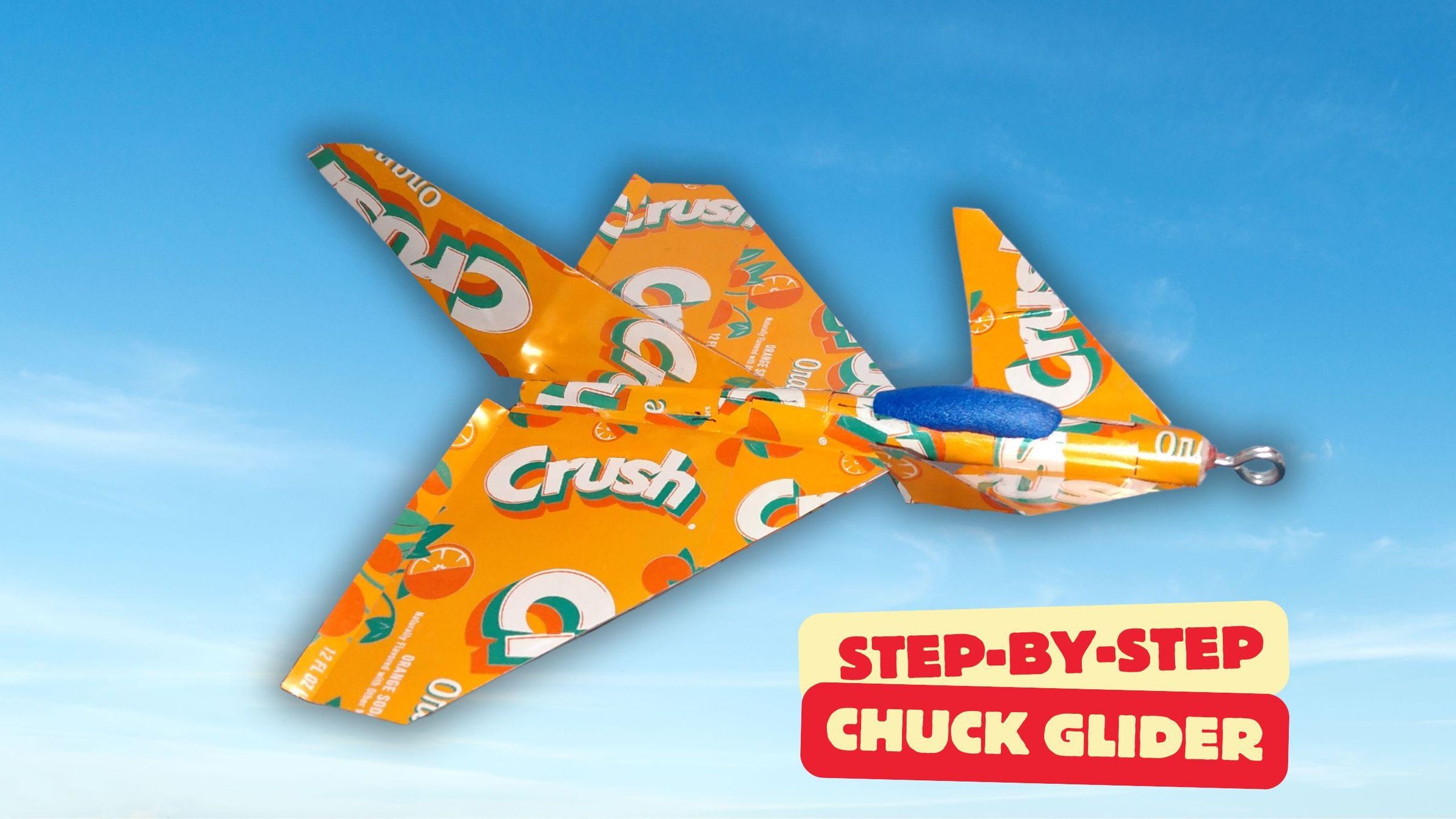 Delta Wing Soda Can Chuck Glider: Make and Fly Your Own Soda Can ...
