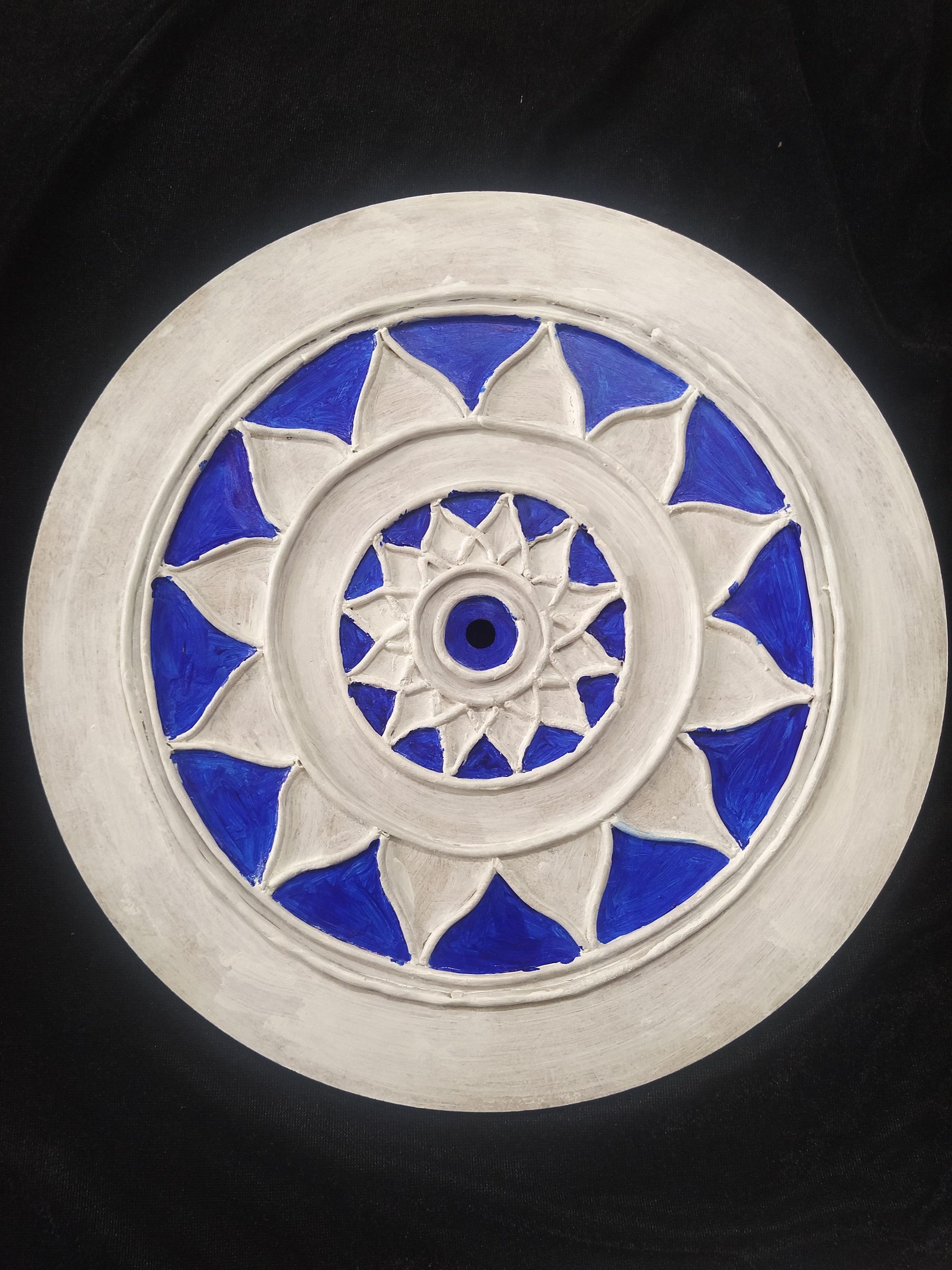 Blue Lippan Art Wall Clock : 24 Steps (with Pictures) - Instructables