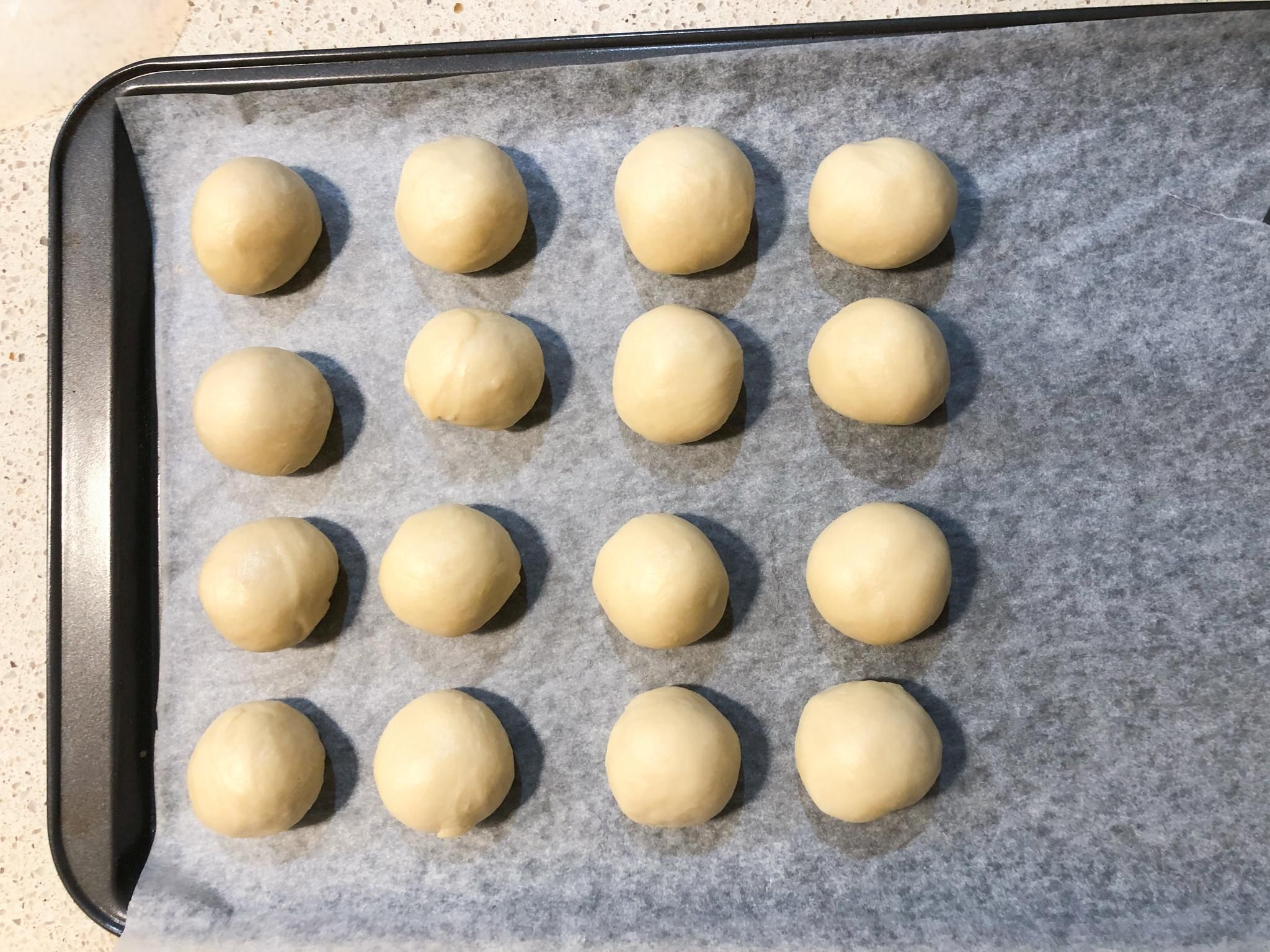 Rainbow Puff Balls With Coconut Filling : 12 Steps (with Pictures ...