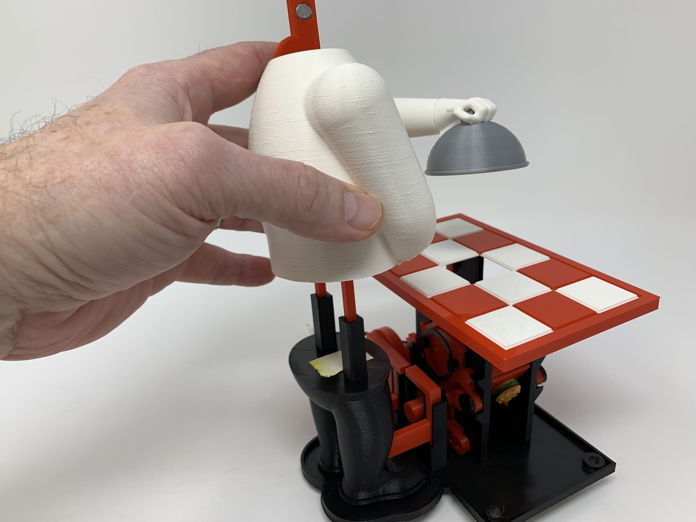 The "Magic Chef", a 3D Printed Automata. : 5 Steps (with Pictures ...