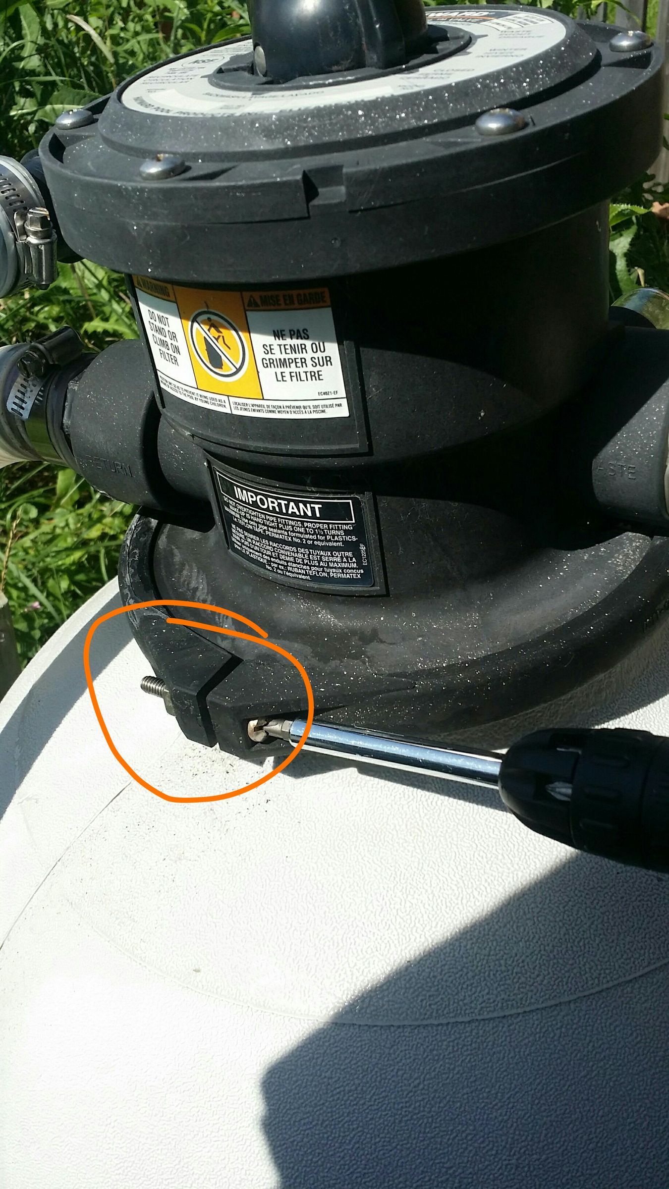 How to Change Pool Filter Sand : 5 Steps - Instructables