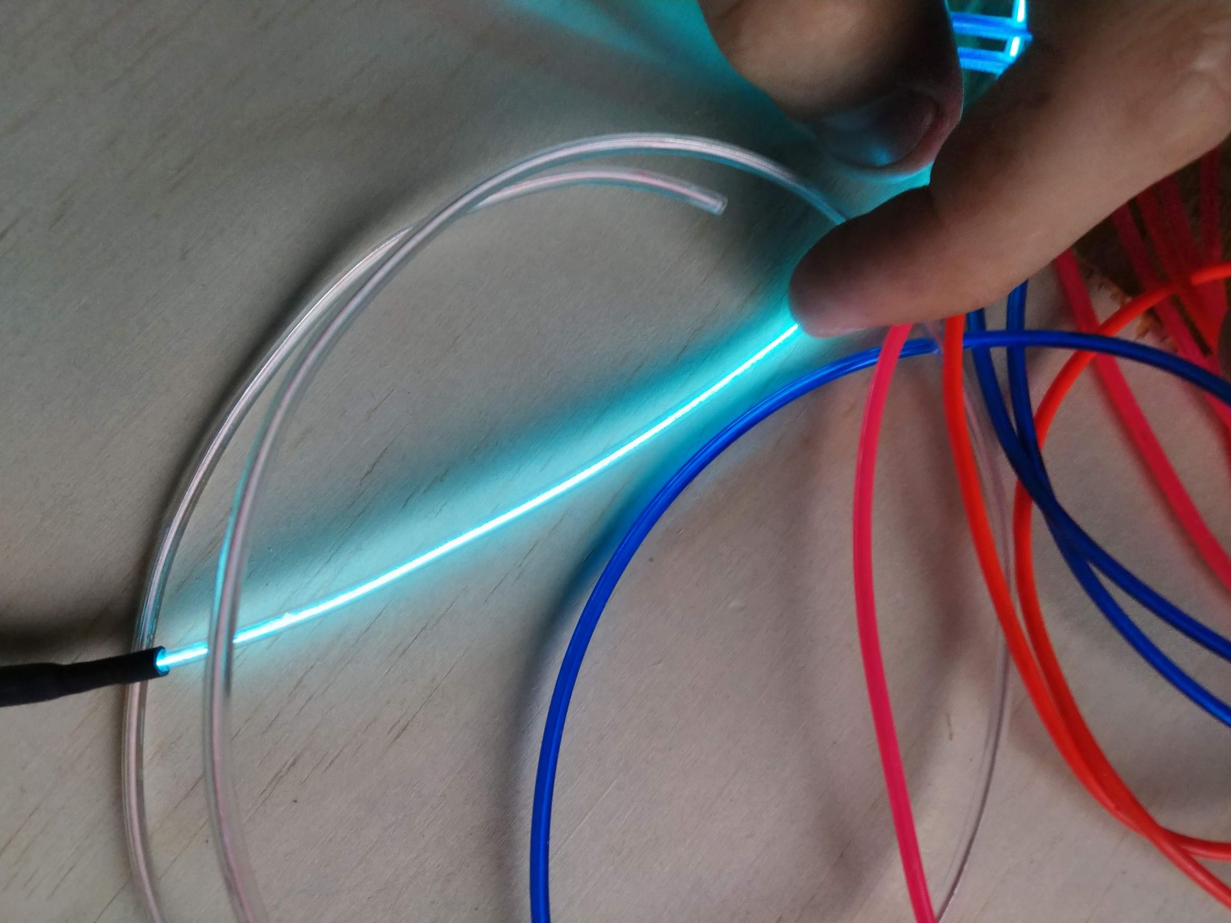 Glowing El Wire and Acrylic Pour Art : 8 Steps - Instructables
