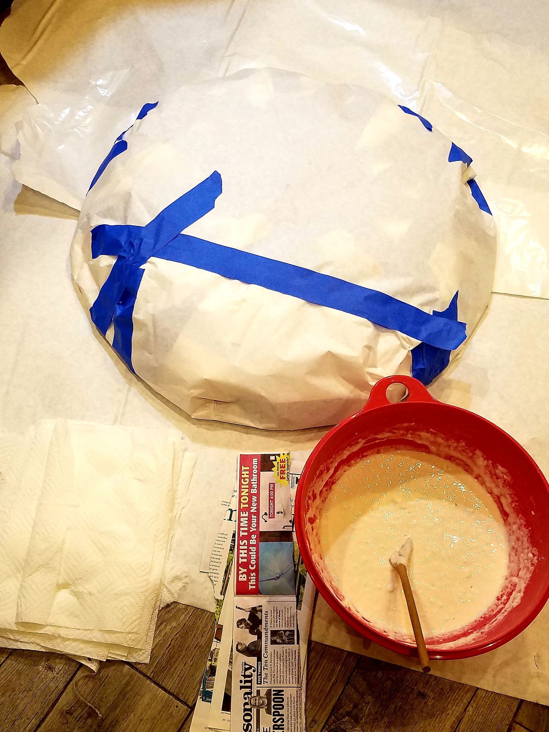 How to Make a Paper Mache Moon Wall Hanging : 9 Steps (with Pictures ...