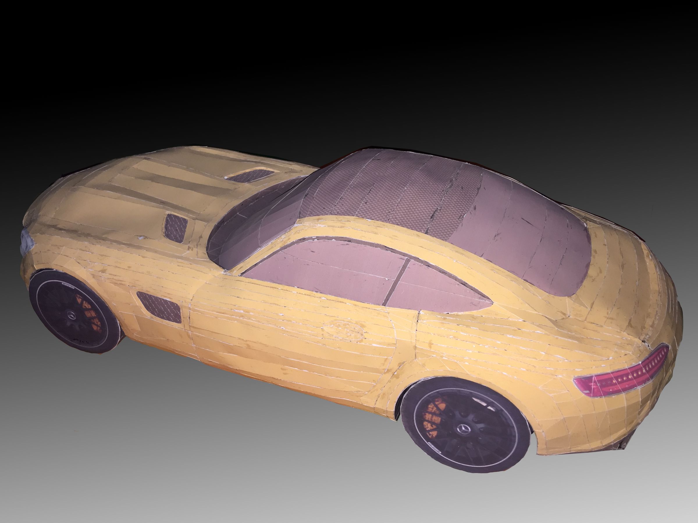 AMG GT PAPERCRAFT : 5 Steps - Instructables