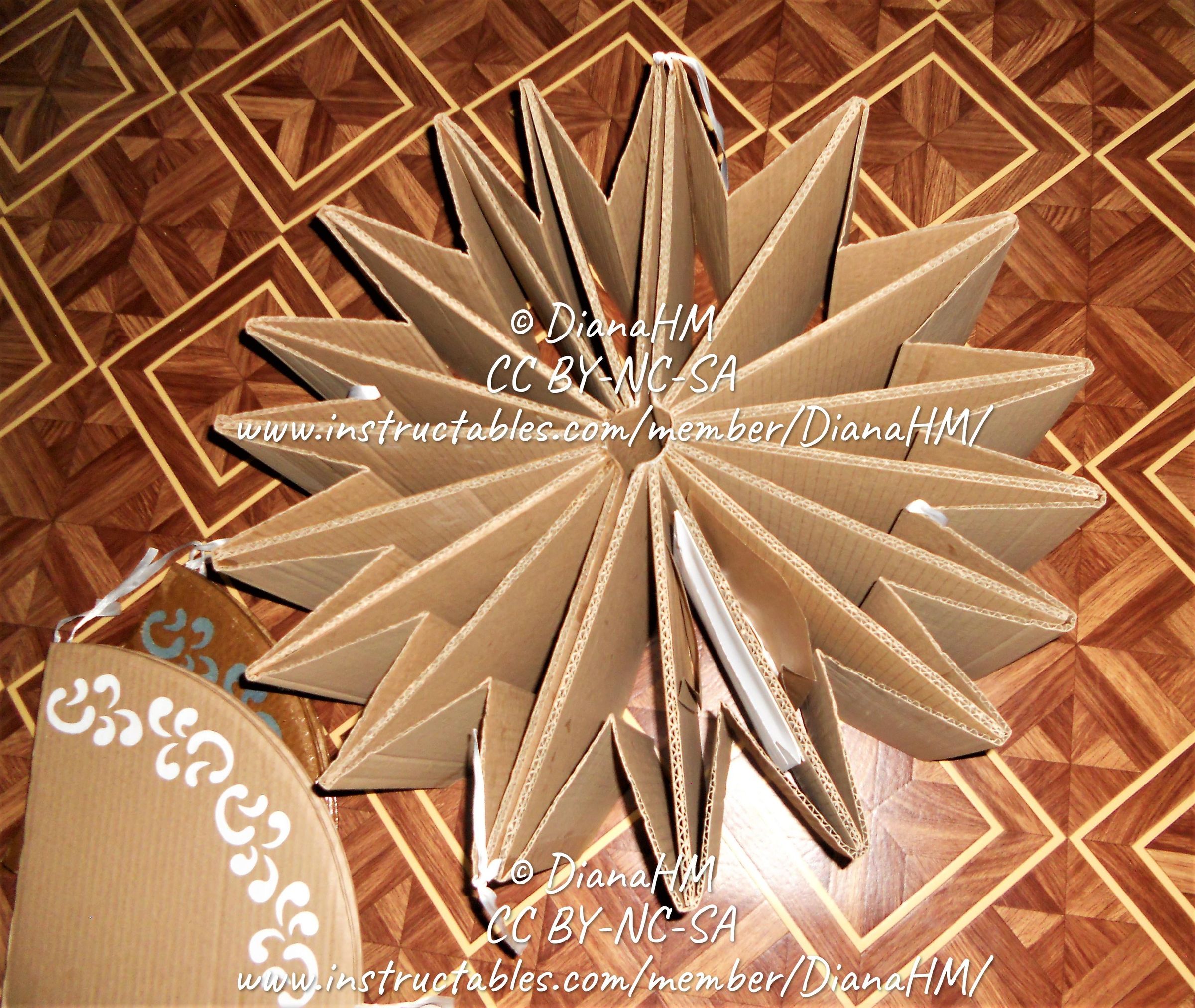 Portable Foldable Cardboard Stool-Table : 10 Steps (with Pictures ...
