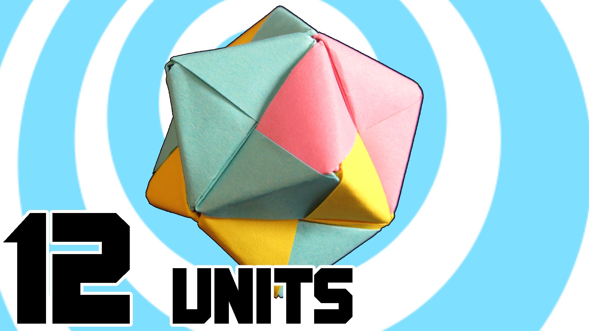 Modular Origami Octahedron With 12 Sonobe Units - Instructables