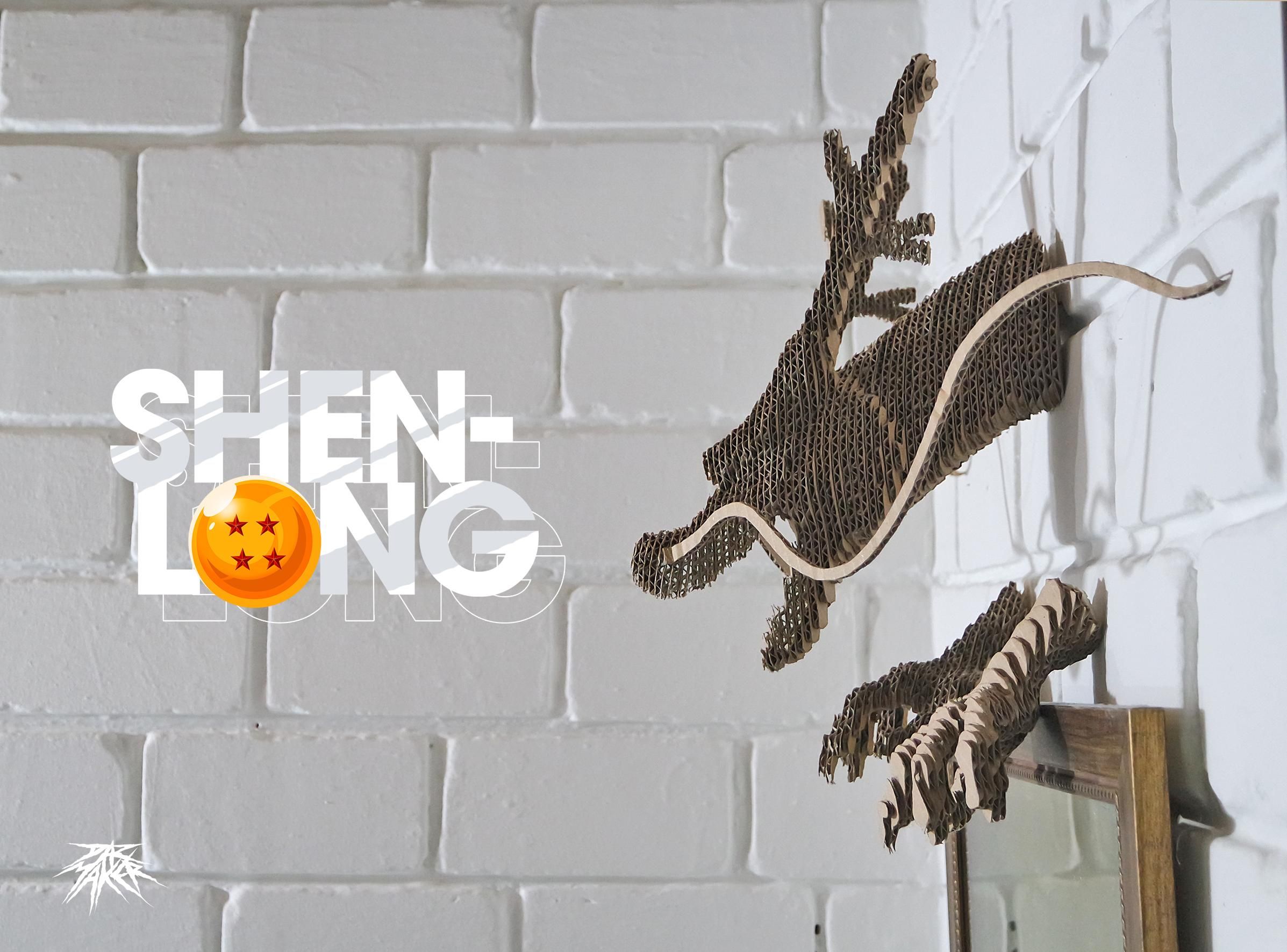 Shen Long - Cardboard Wall Decoration. : 12 Steps (with Pictures ...