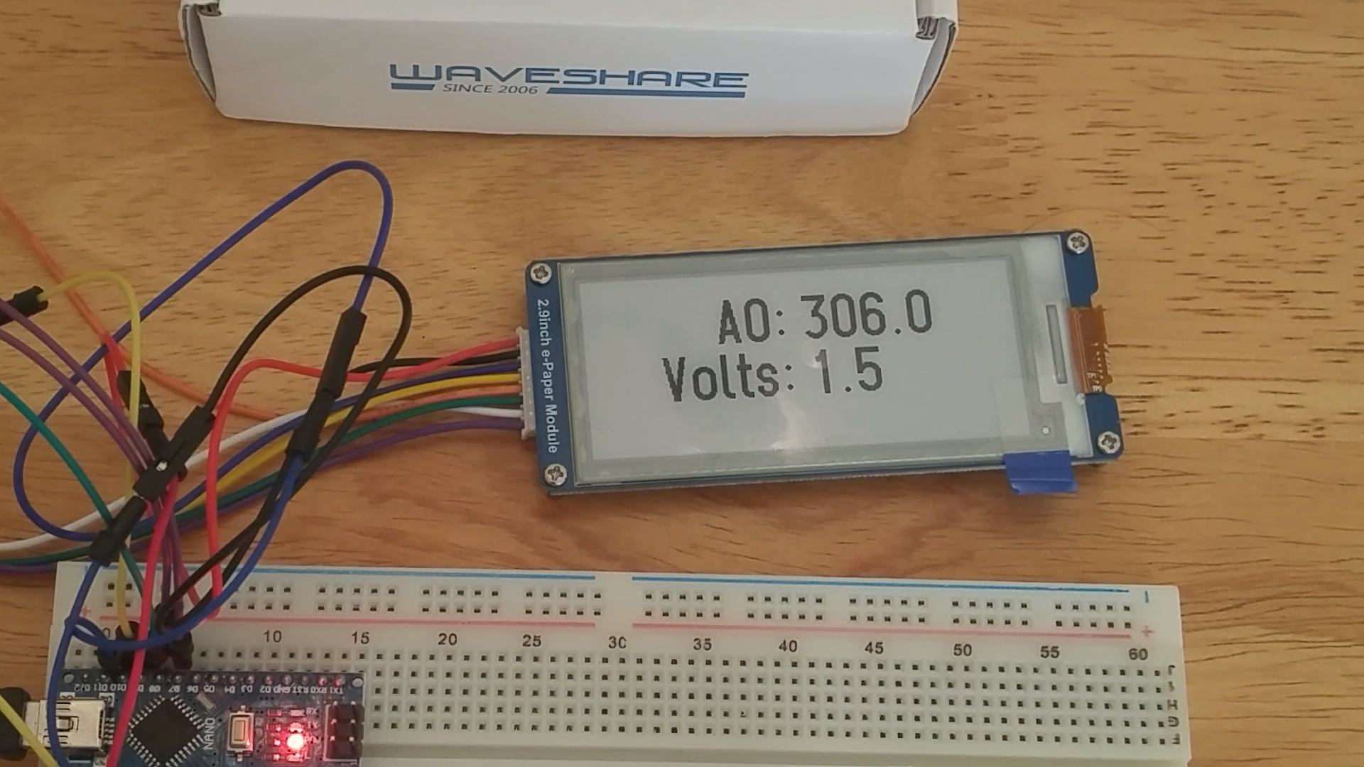 E-Paper Display Partial Refresh With Arduino (with Pictures ...