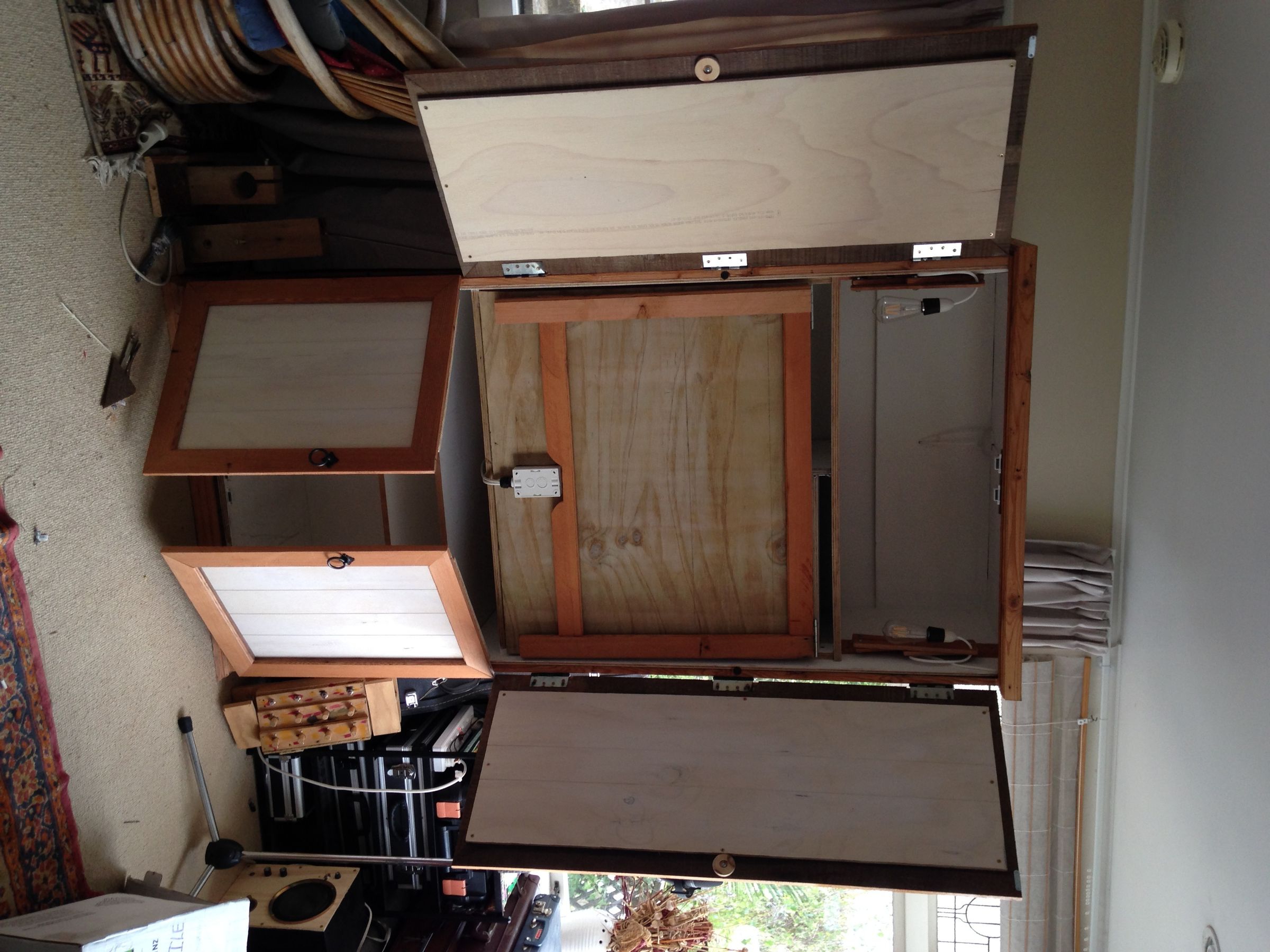 Cupboard With Folding Table and Lights : 8 Steps (with Pictures ...