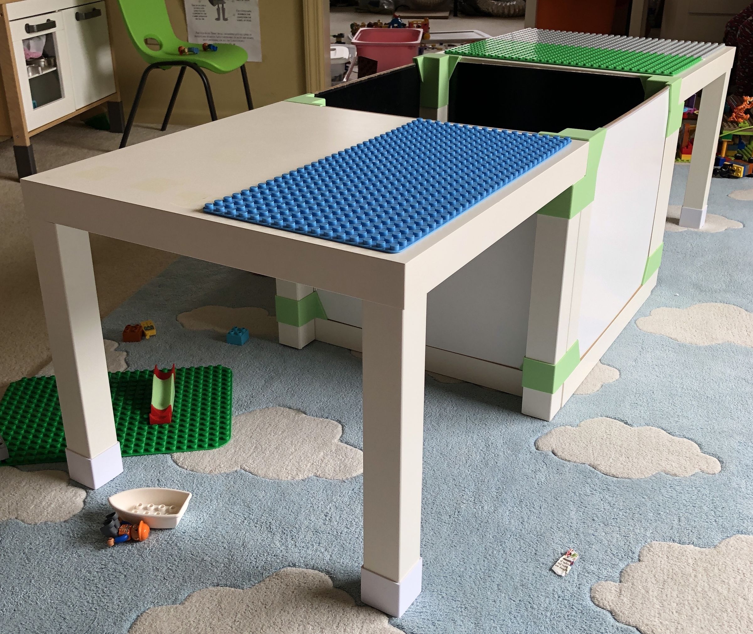 Hardware-free LEGO/DUPLO Table (IKEA LACK Hack) : 9 Steps (with ...