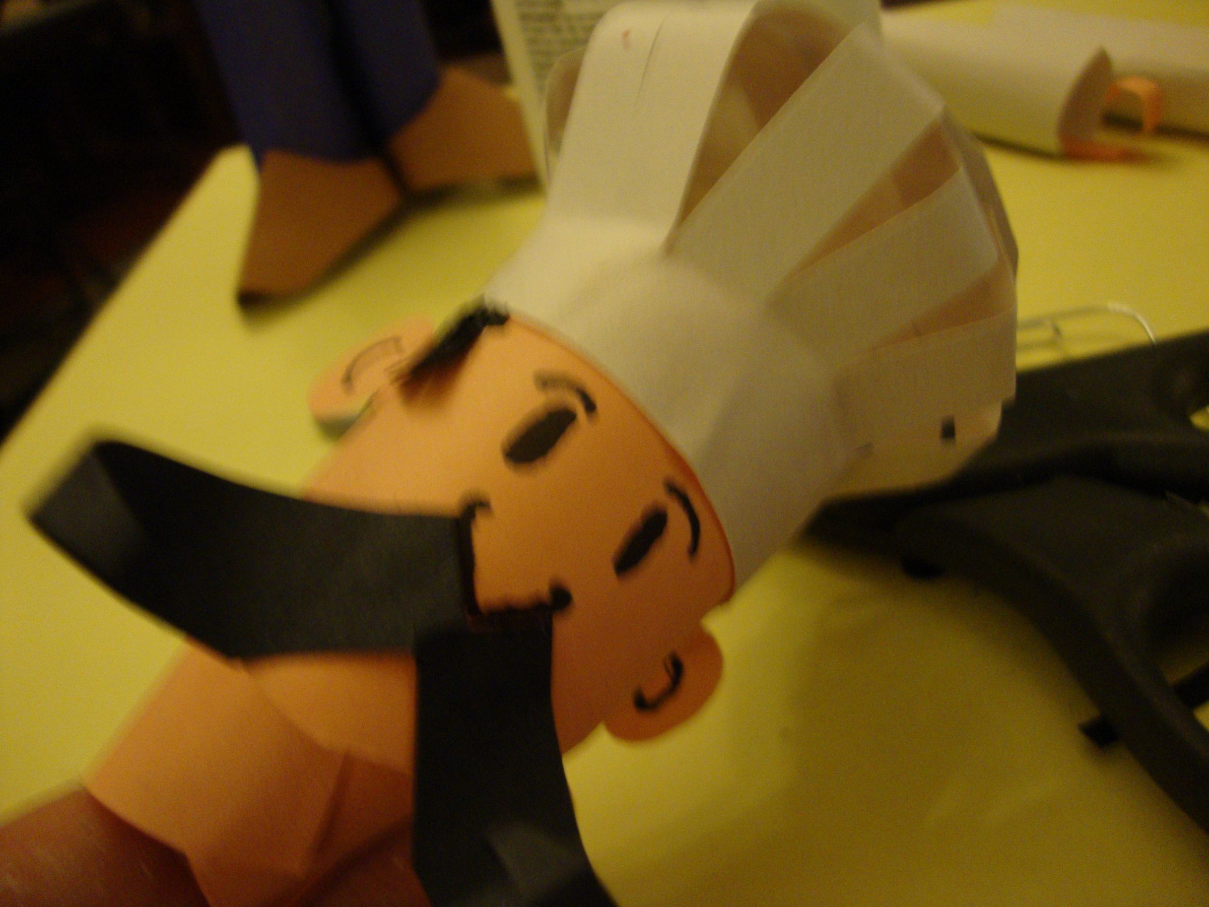 Paper Chef Hat Pattern