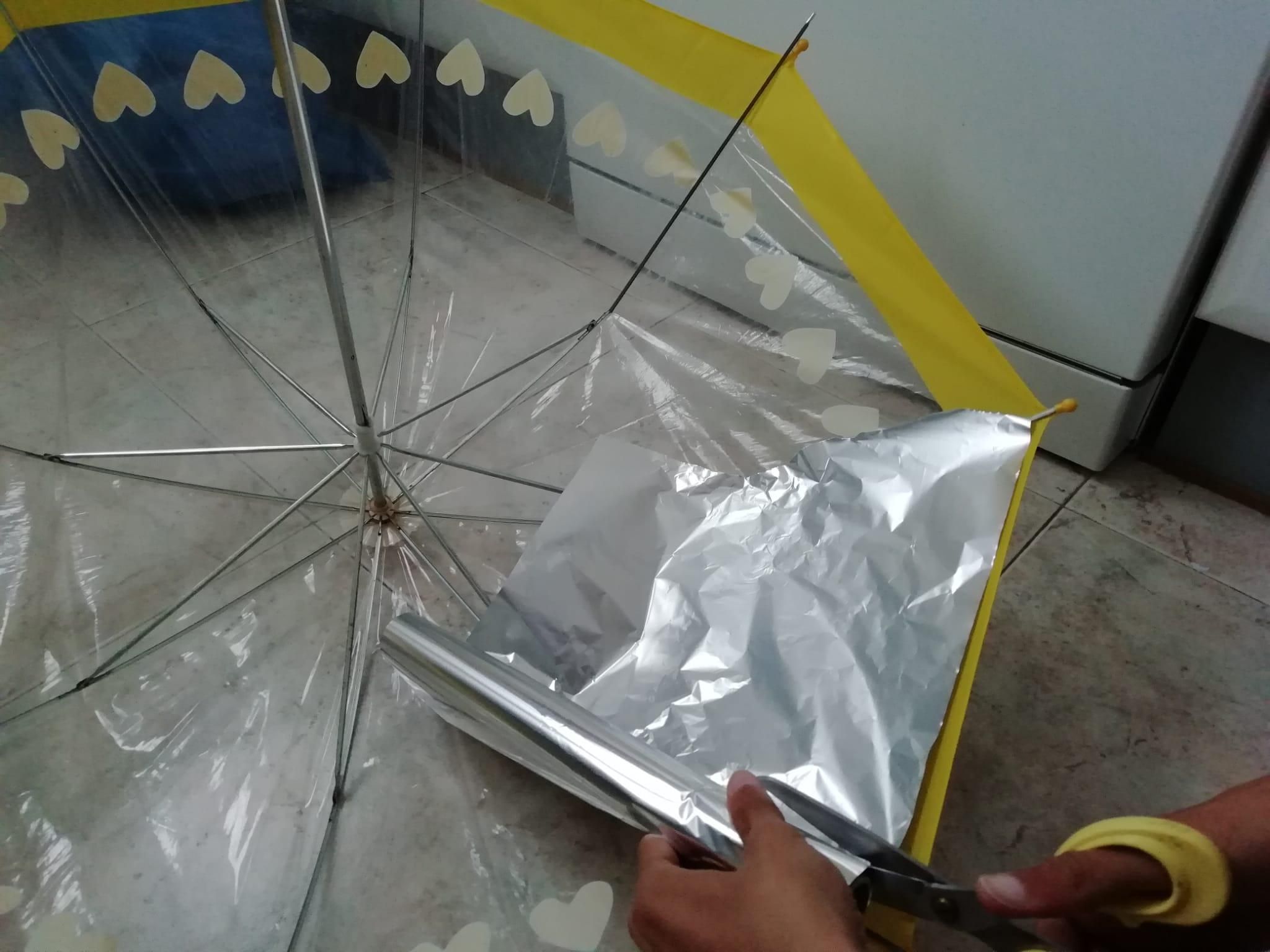 How to Build a Solar Cooker From a Broken Umbrella : 7 Steps ...