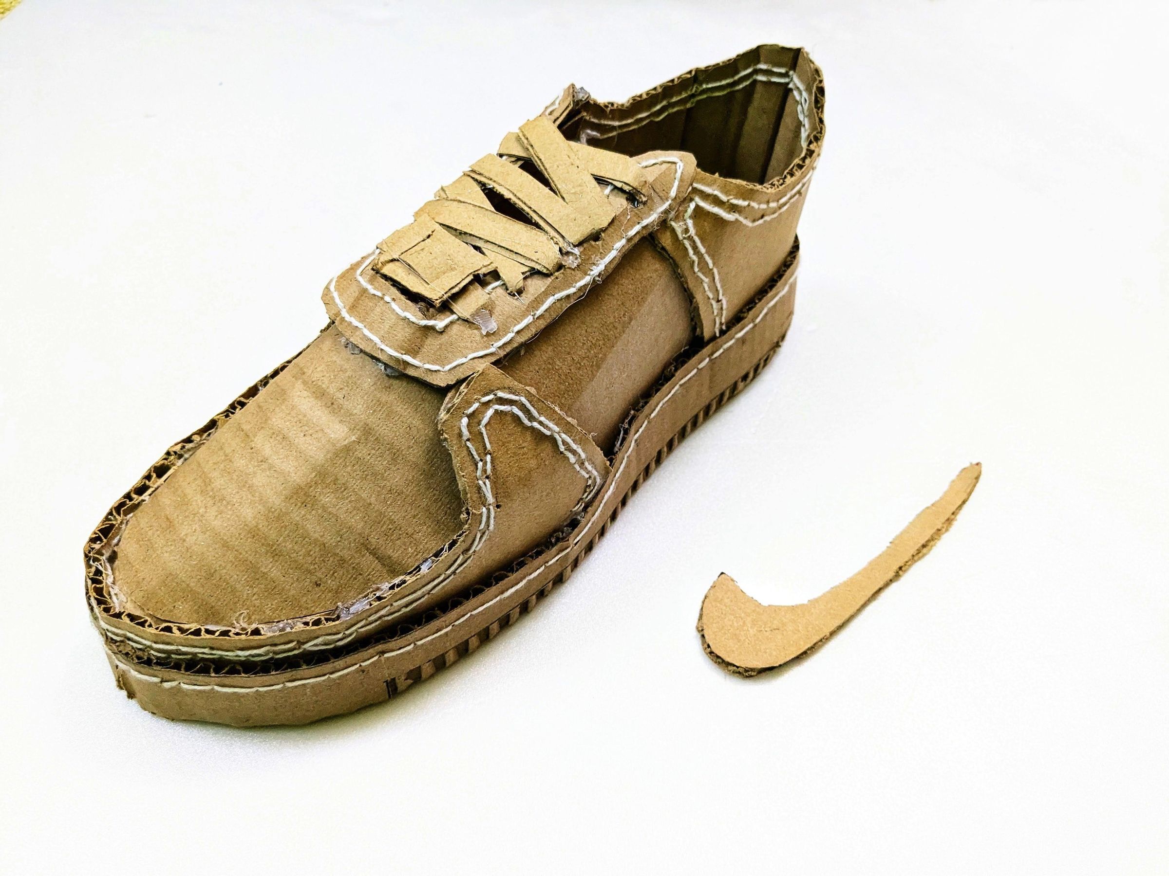 Create Your Own Nike Air Force 1 Using Recycled Cardboard Boxes ( Cocoa ...