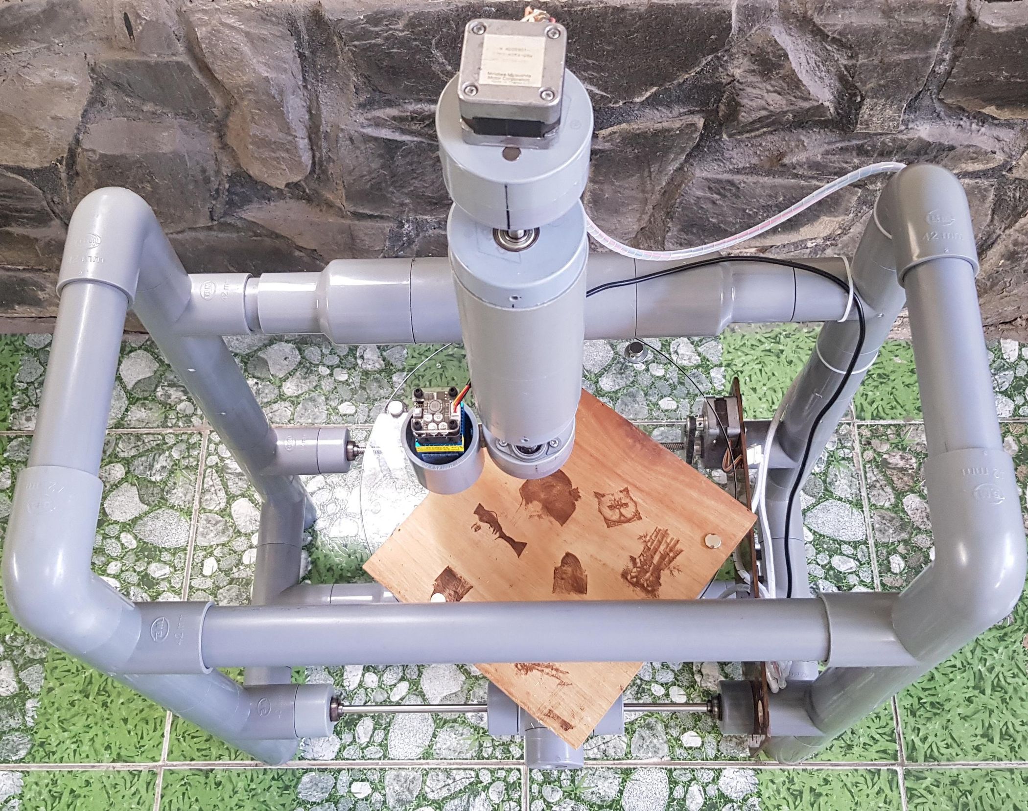 Polar CNC Pen Plotter & Laser Engraver : 12 Steps (with Pictures ...