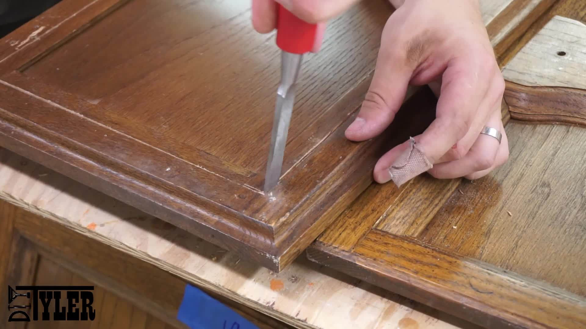 Out With the Old in With the New -- Kitchen Cabinet Refinish : 9 Steps ...