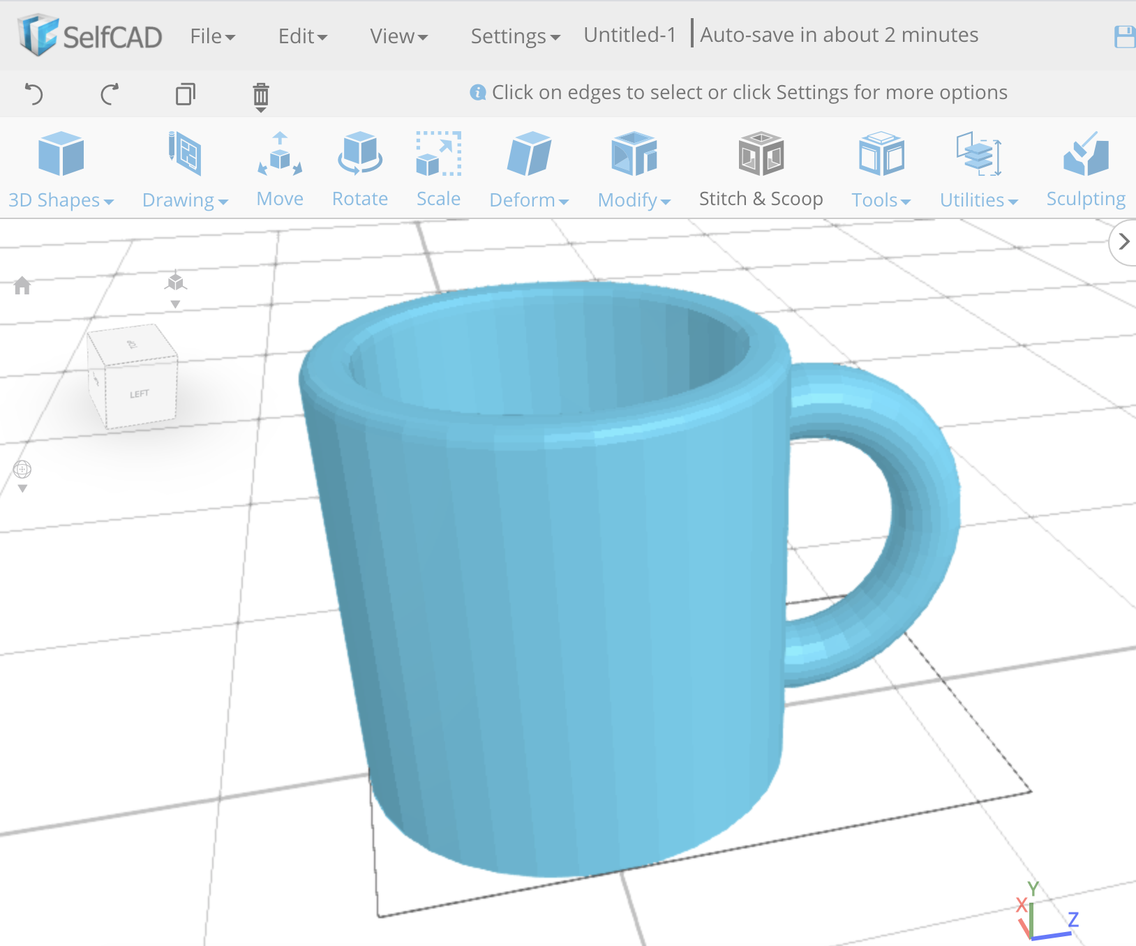 Make a Mug in SelfCAD : 5 Steps - Instructables