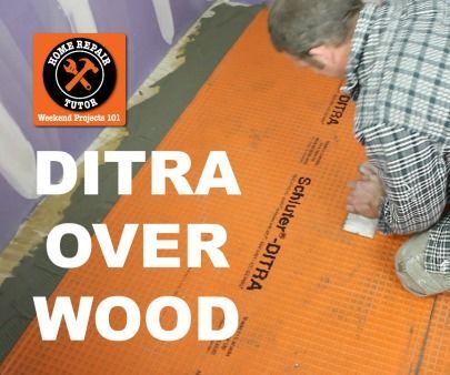 Install DITRA on a Wood Subfloor (stop Cracked Tiles) : 17 Steps (with ...