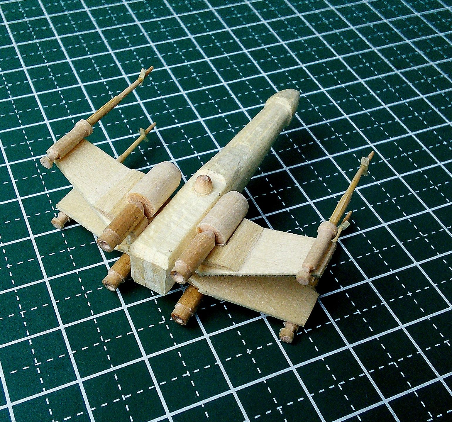 Mini X-Wing Popsicle Stick Model : 5 Steps (with Pictures) - Instructables