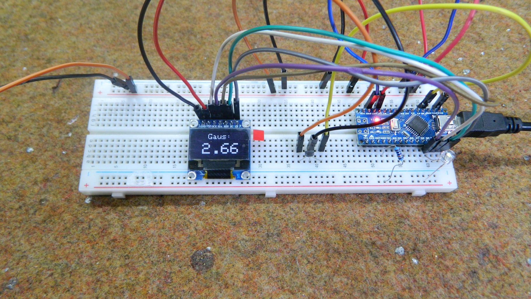 Arduino Magnetic Field Strength Meter Instructables