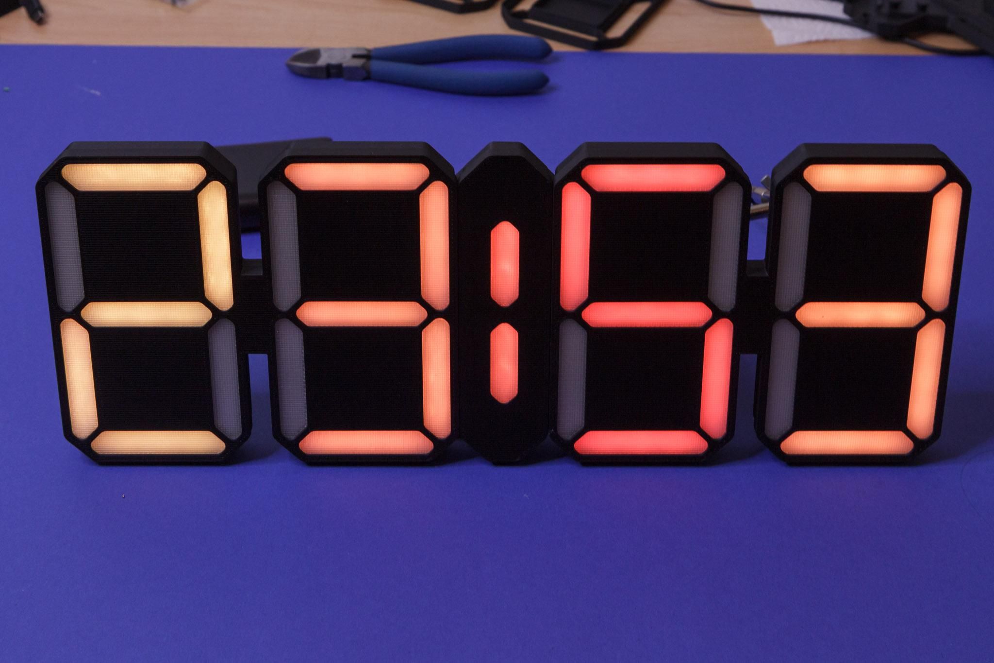 Retro 7 Segment Clock - the Final One(s) : 11 Steps (with Pictures ...