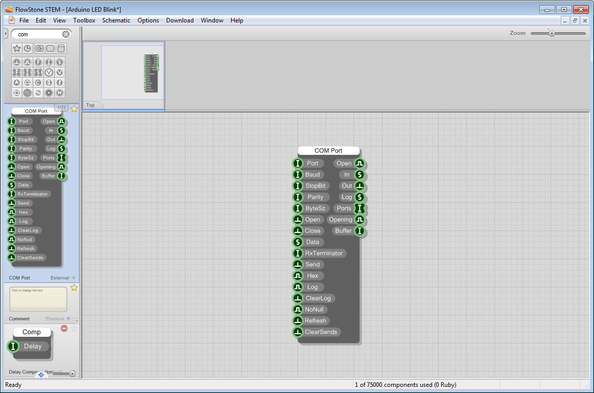 Arduino Graphical Serial Communication With FlowStone (Blink LED) : 43 ...