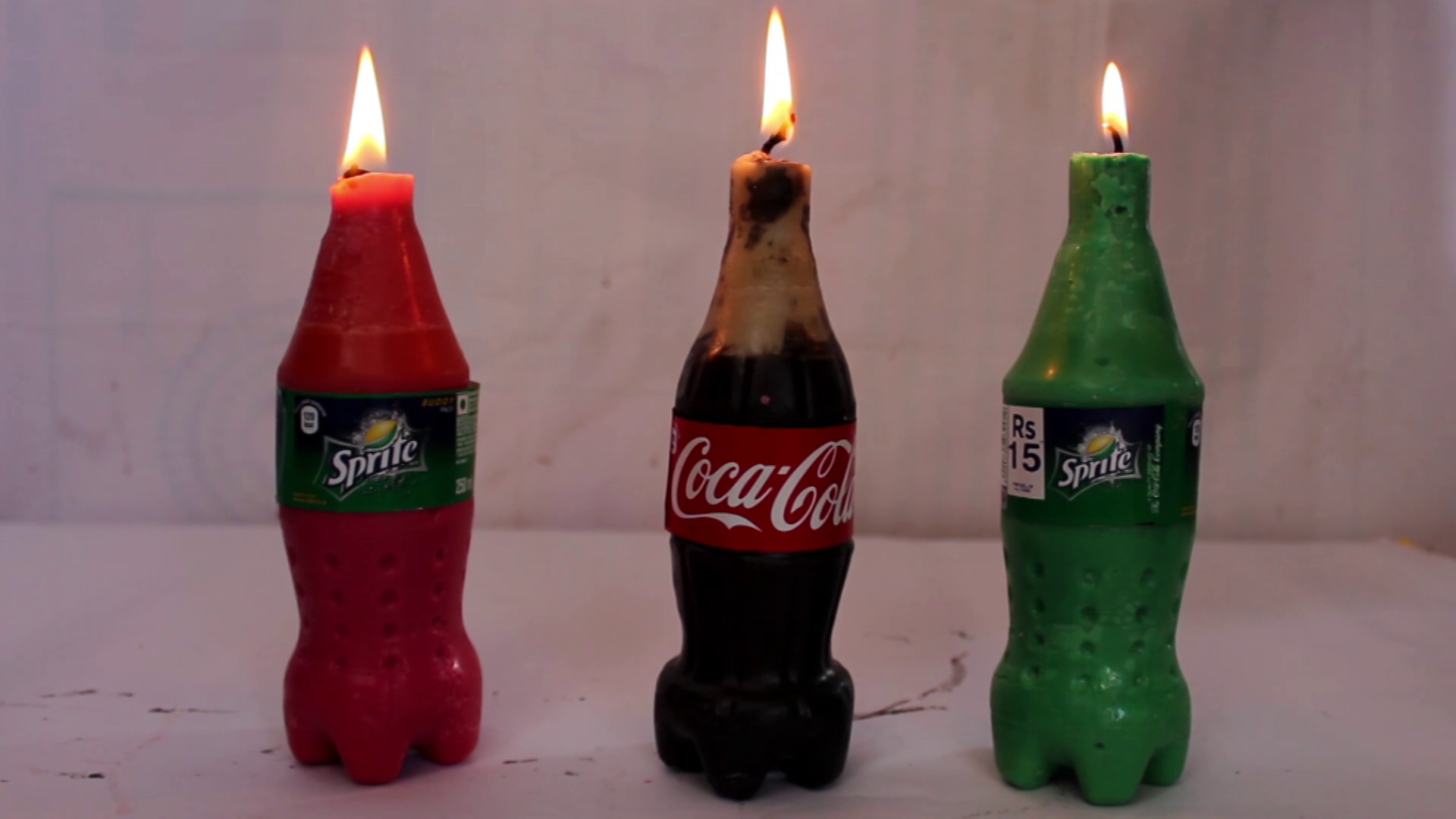 Make Mini Coca Cola & Sprite Candles DIY Soda Candles : 6 Steps (with ...