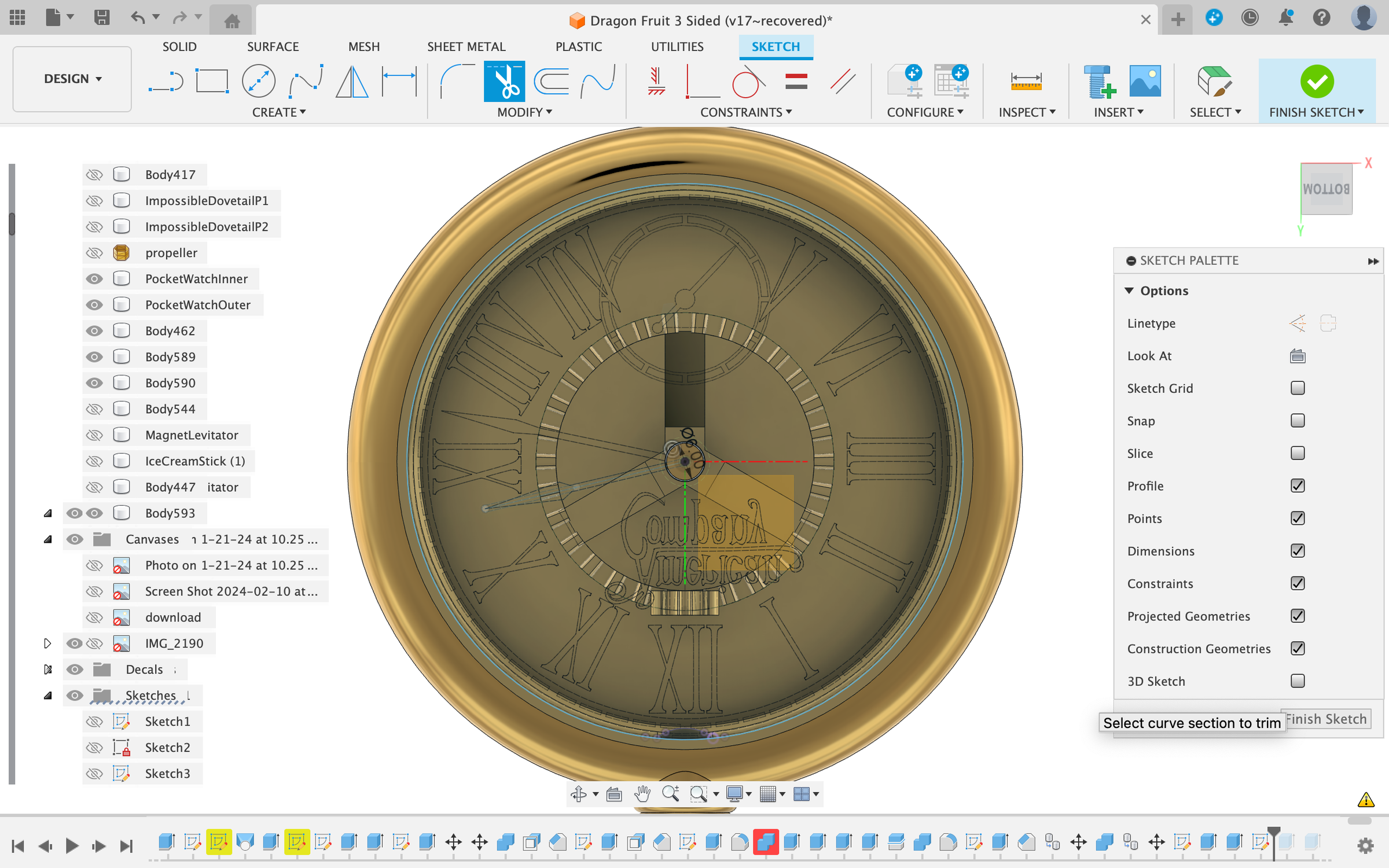 3D Printed Pocket Watch From "The Pocket Watch Gang" : 16 Steps (with ...