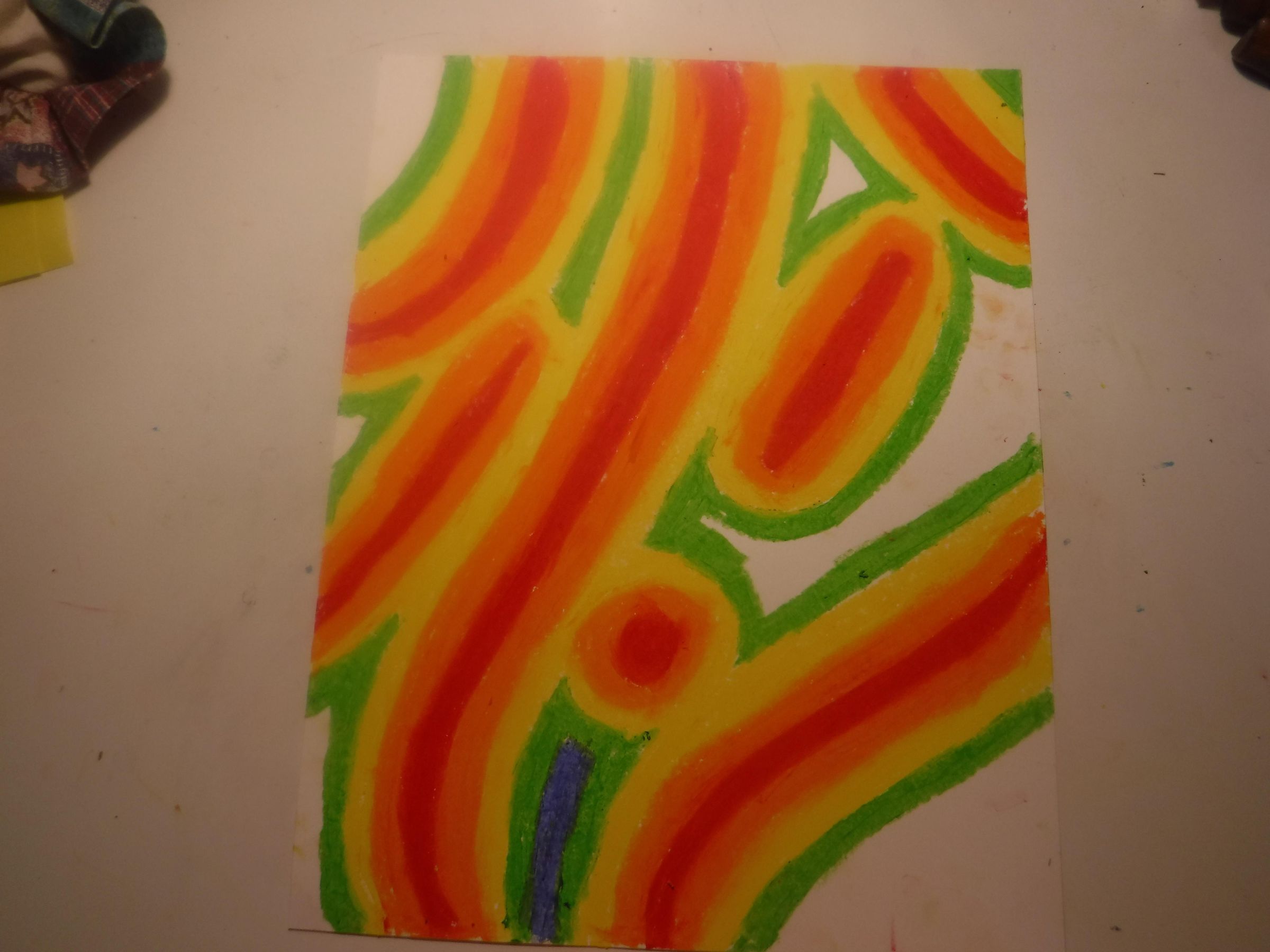 Oil Pastel Rainbow Picture : 9 Steps - Instructables