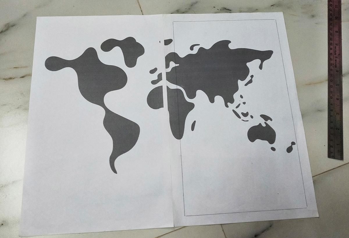 Topographic World Map Art : 11 Steps (with Pictures) - Instructables